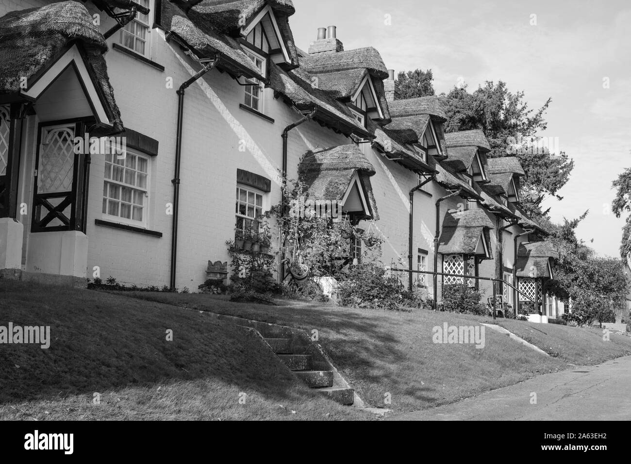 Row houses water in Black and White Stock Photos & Images - Alamy