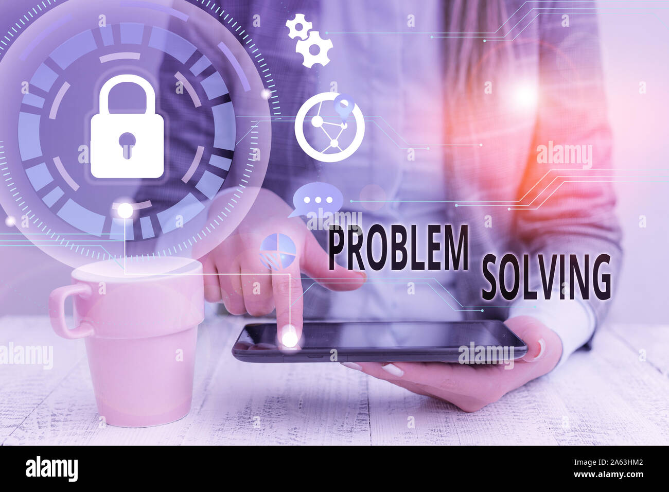 Conceptual hand writing showing Problem Solving. Concept meaning ...