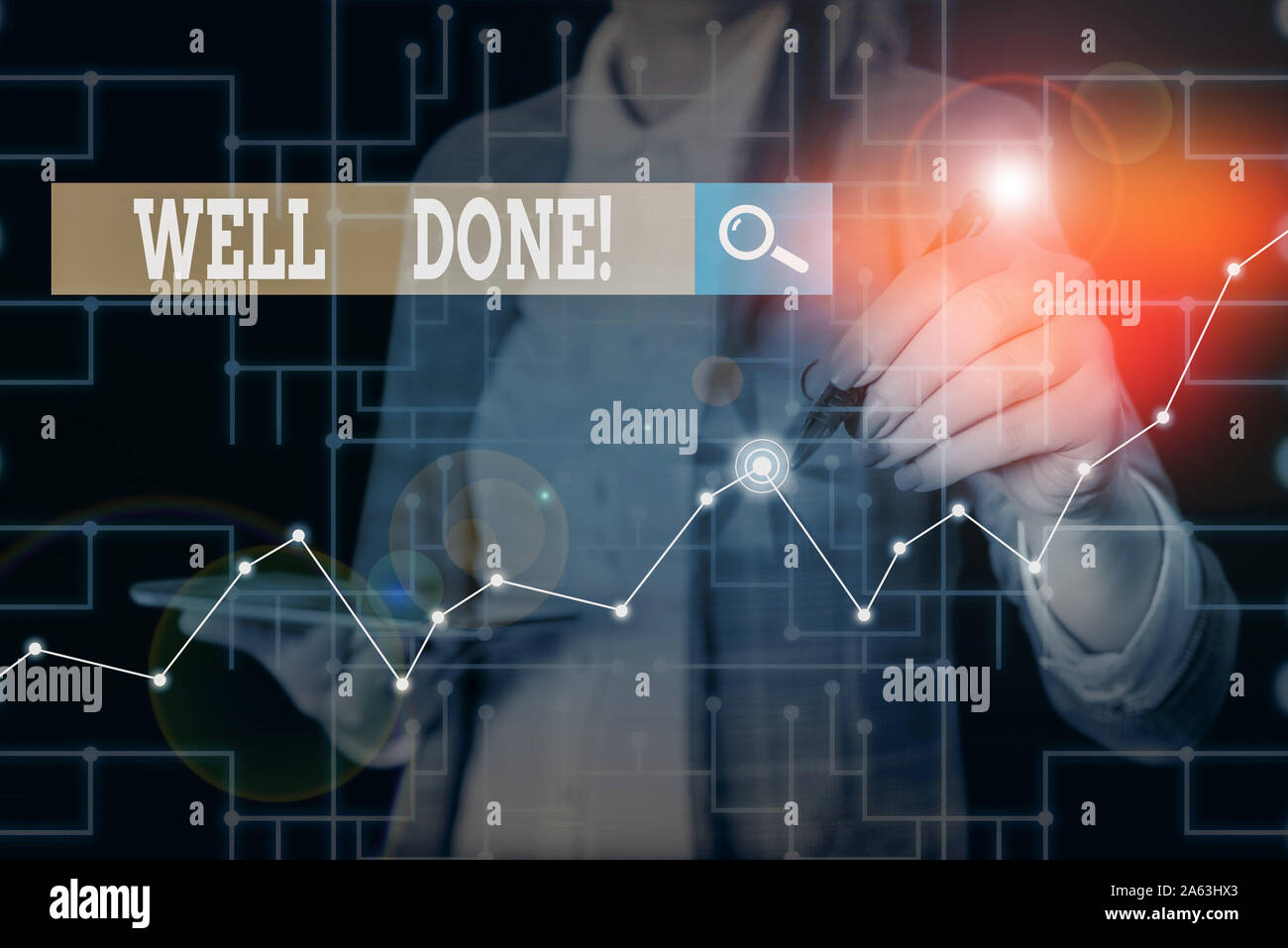 Writing note showing Well Done. Business concept for used praising ...