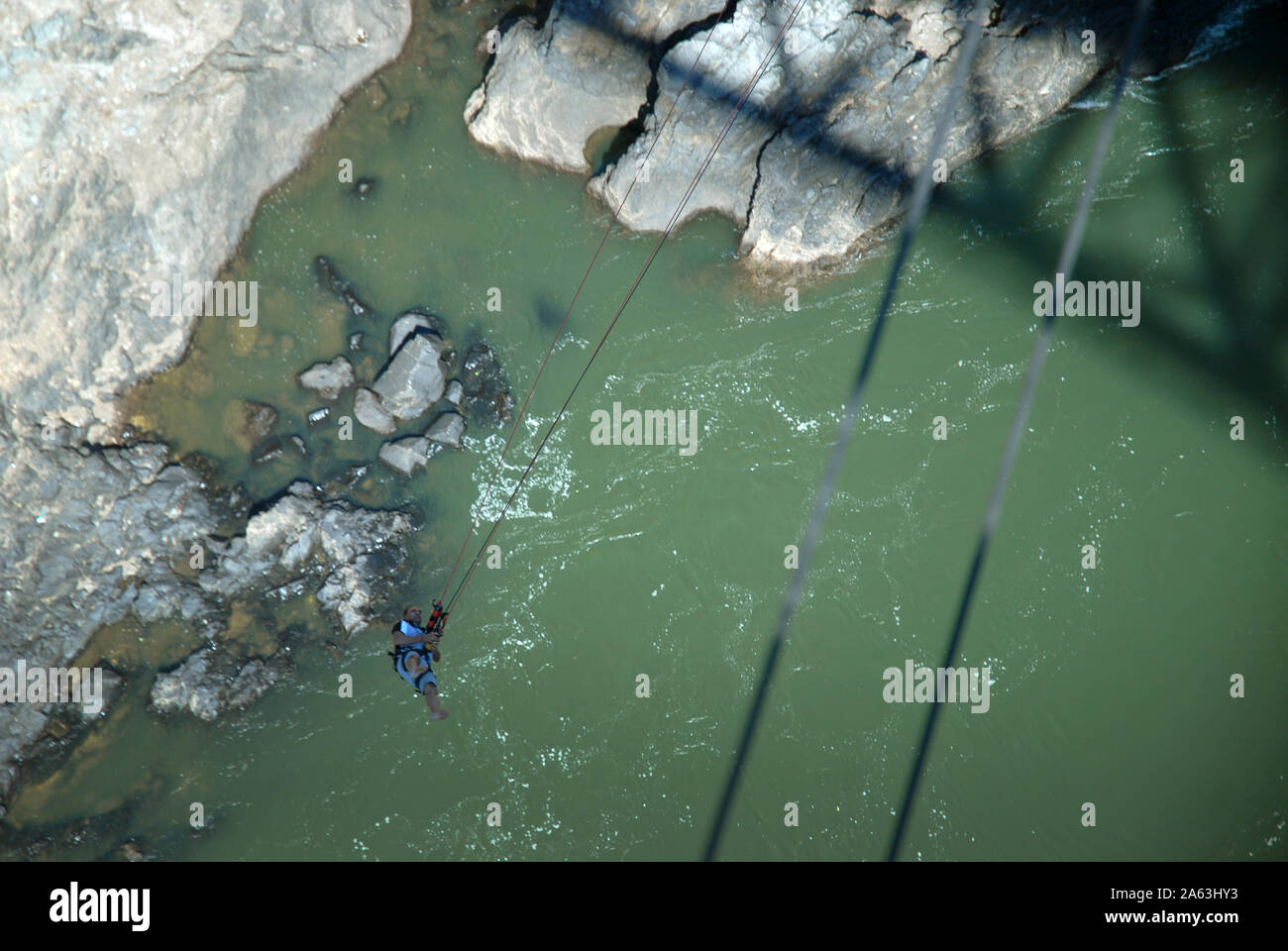 Jumping and abseiling hi-res stock photography and images - Alamy