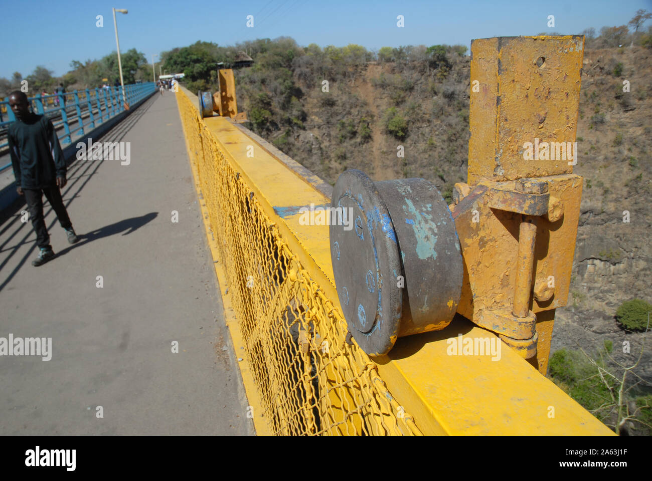 Victoria falls bridge walk hi-res stock photography and images - Alamy
