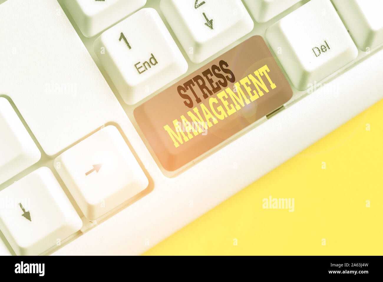 Conceptual hand writing showing Stress Management. Concept meaning ...