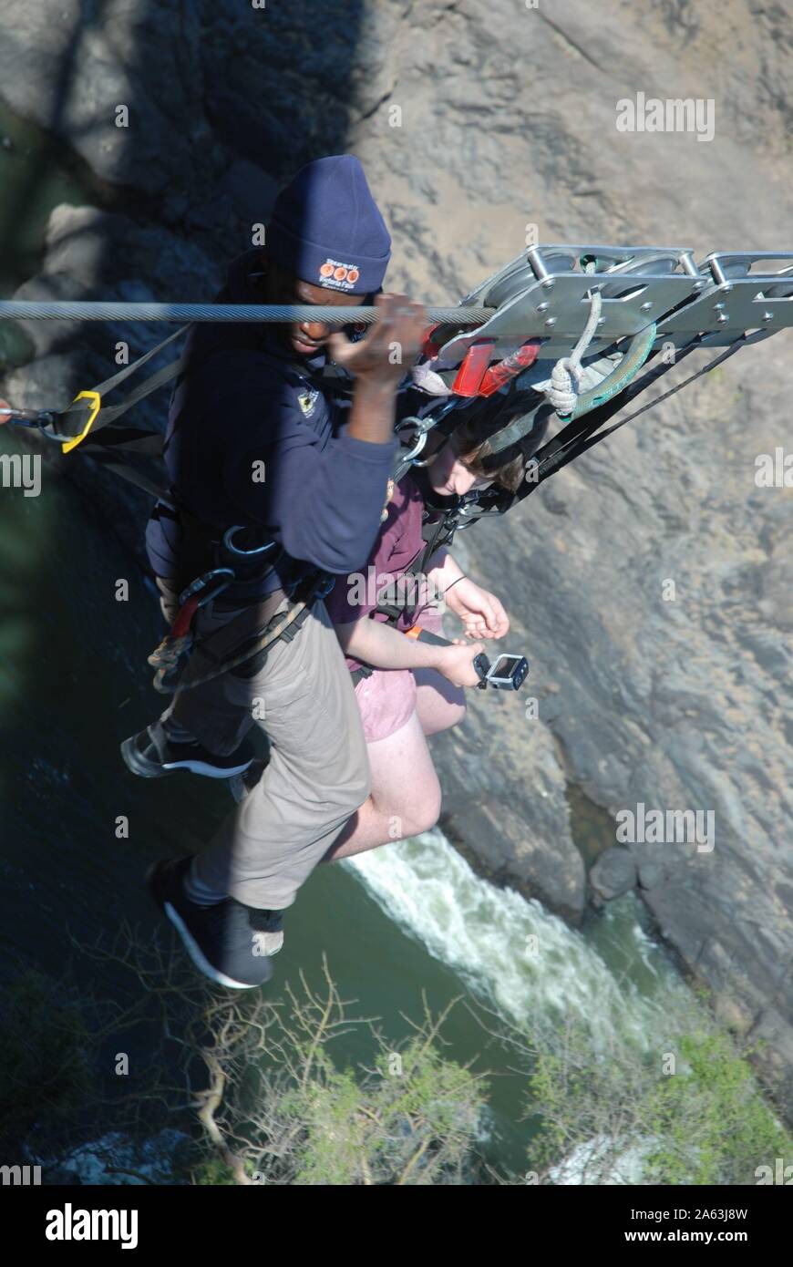 Zipline to the falls hi-res stock photography and images - Alamy