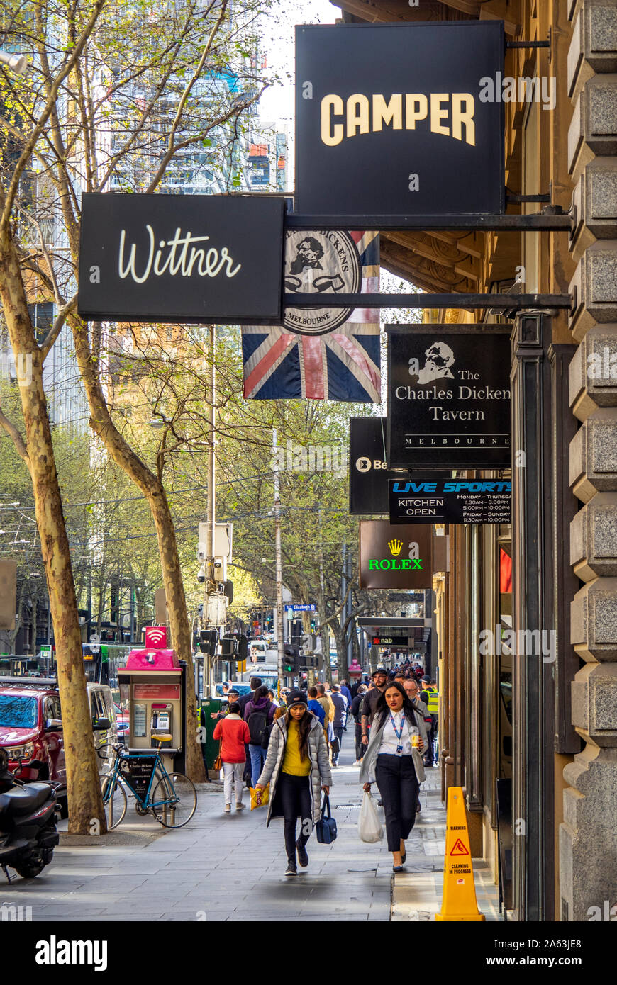 Little collins st street hi-res stock photography and images - Alamy