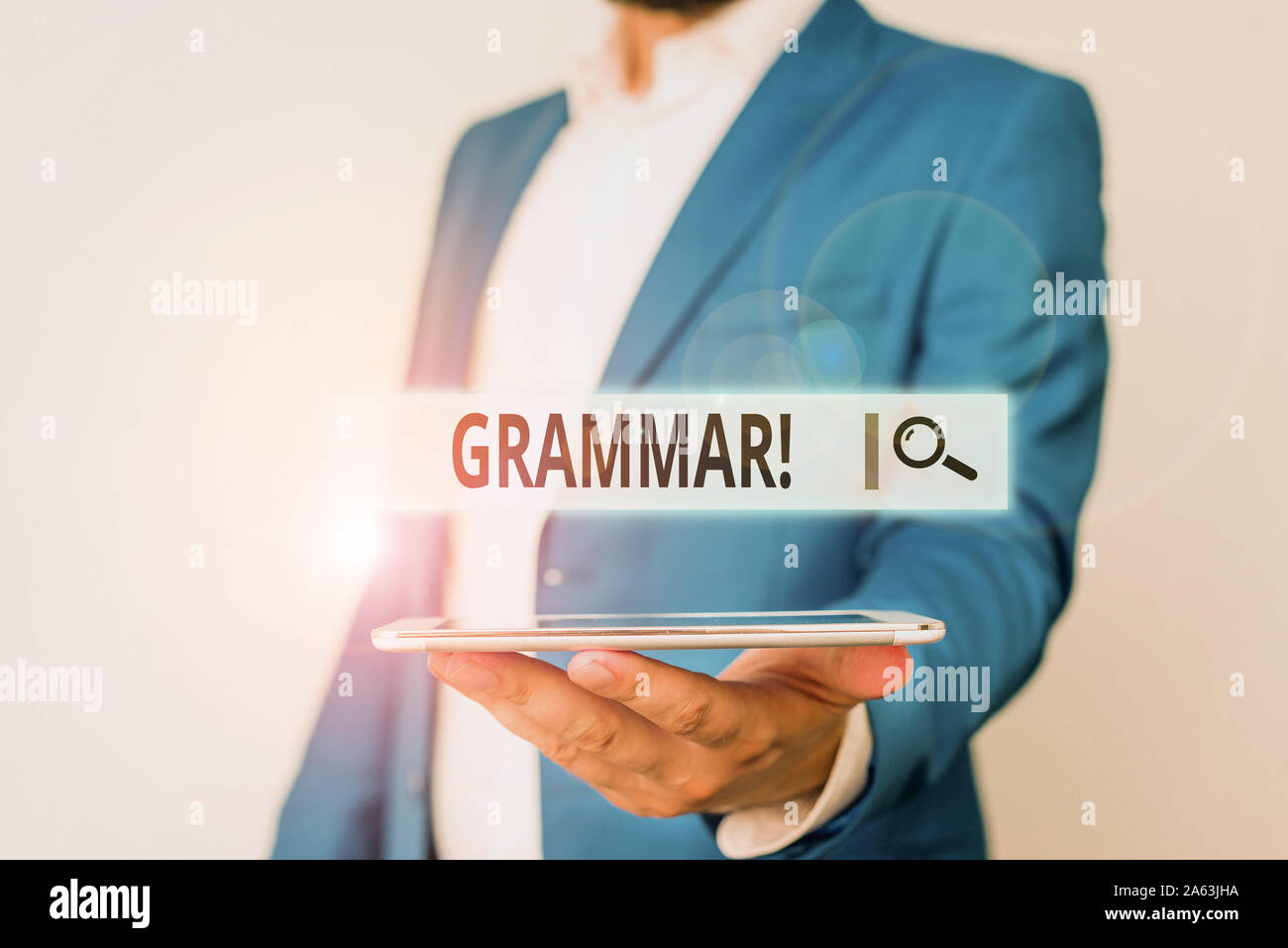 Conceptual hand writing showing Grammar. Concept meaning whole system ...