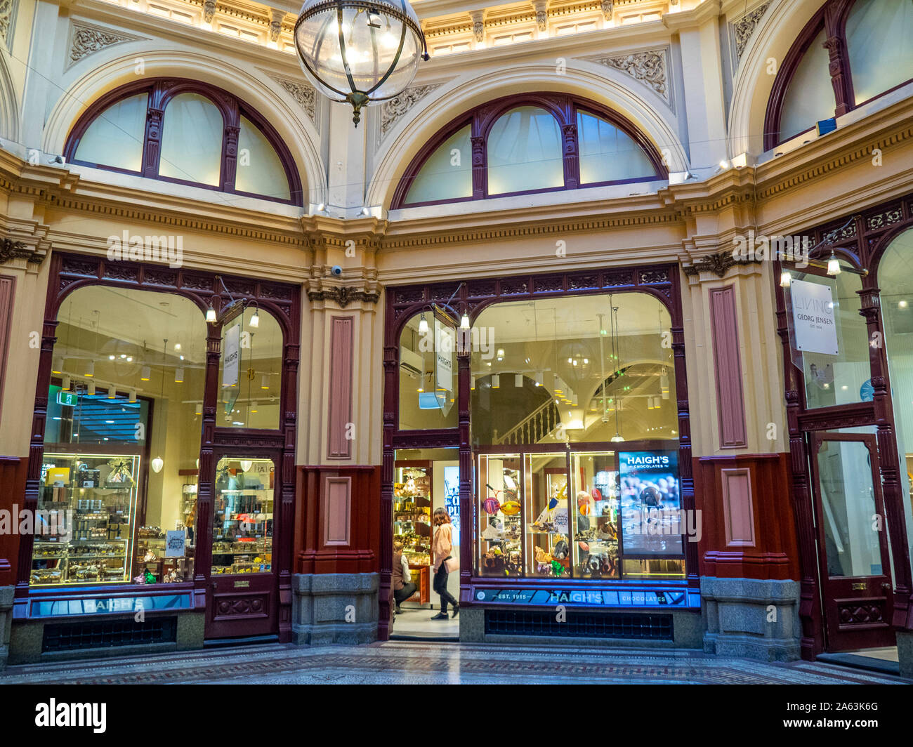 Shopping Arcade Melbourne High Resolution Stock Photography and Images ...