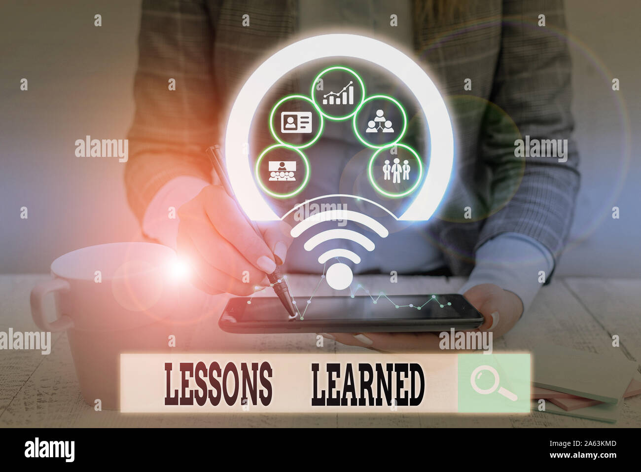 Text sign showing Lessons Learned. Business photo showcasing ...