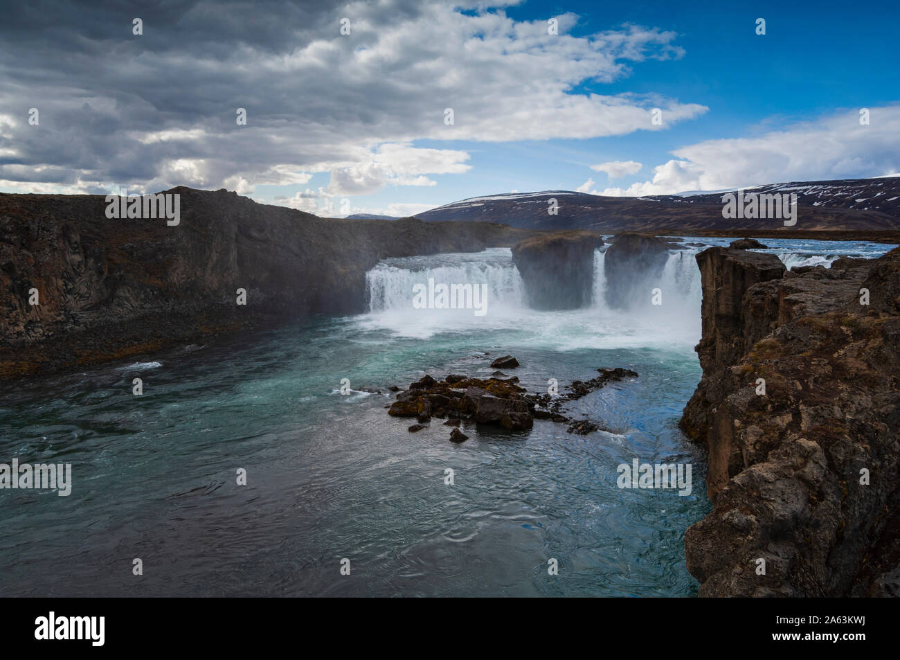 Godafoss waterfalls, Iceland Stock Photo - Alamy
