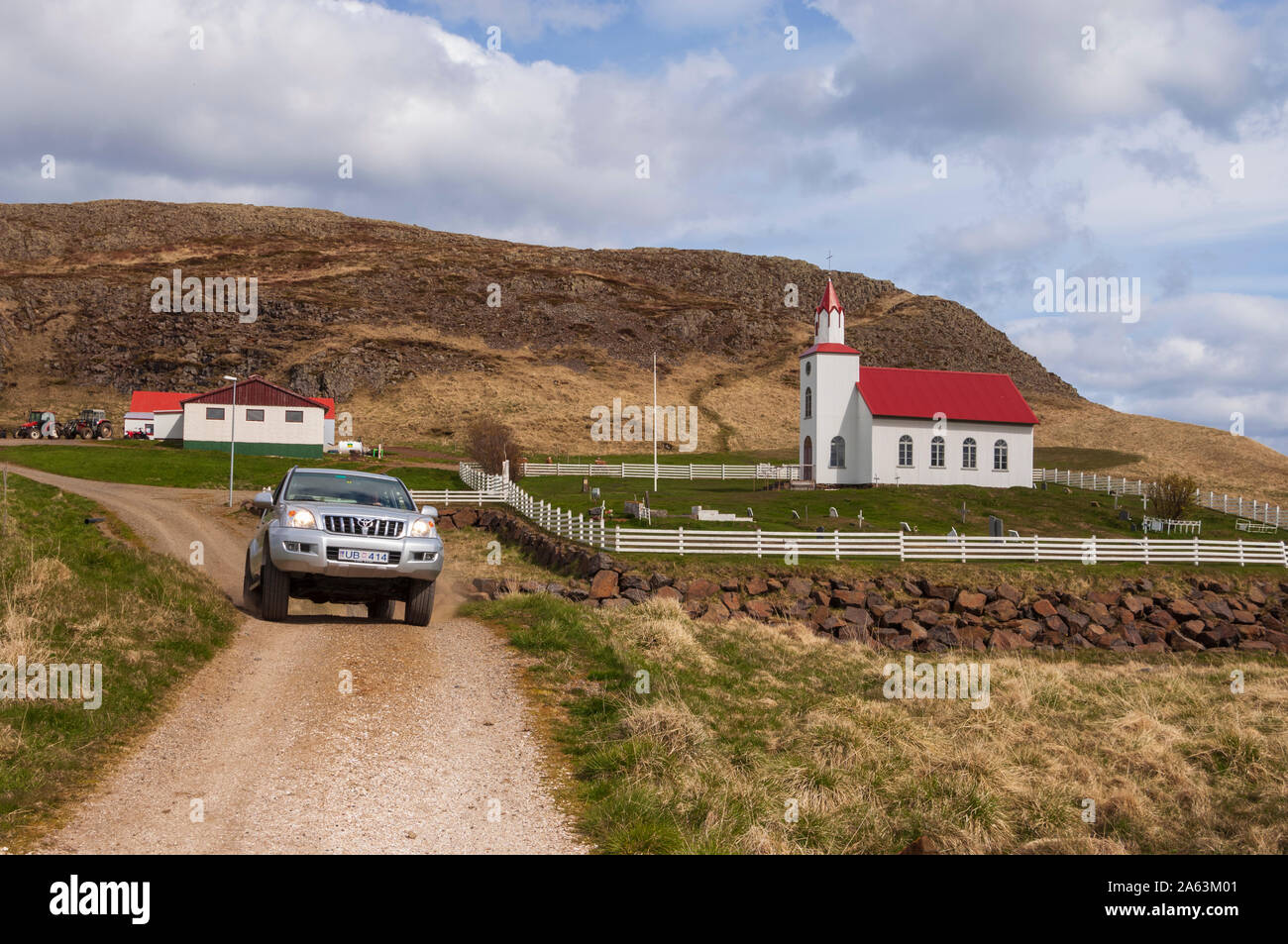 Helgafell church helgafell iceland hi-res stock photography and images ...