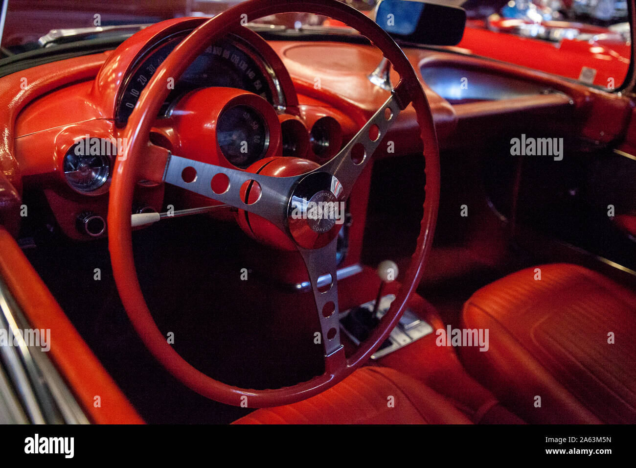 1958 corvette engine hi-res stock photography and images - Alamy