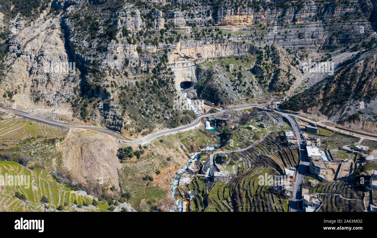 Afqa Grotto and Waterfall, Afqa, Lebanon Stock Photo - Alamy