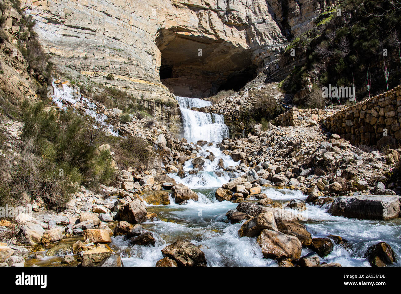 Afqa Grotto and Waterfall, Afqa, Lebanon Stock Photo - Alamy