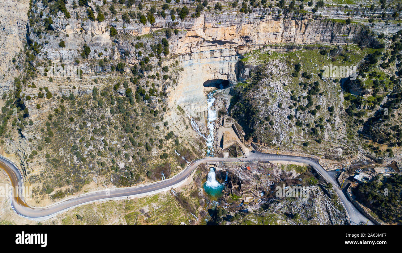 Afqa Grotto and Waterfall, Afqa, Lebanon Stock Photo - Alamy