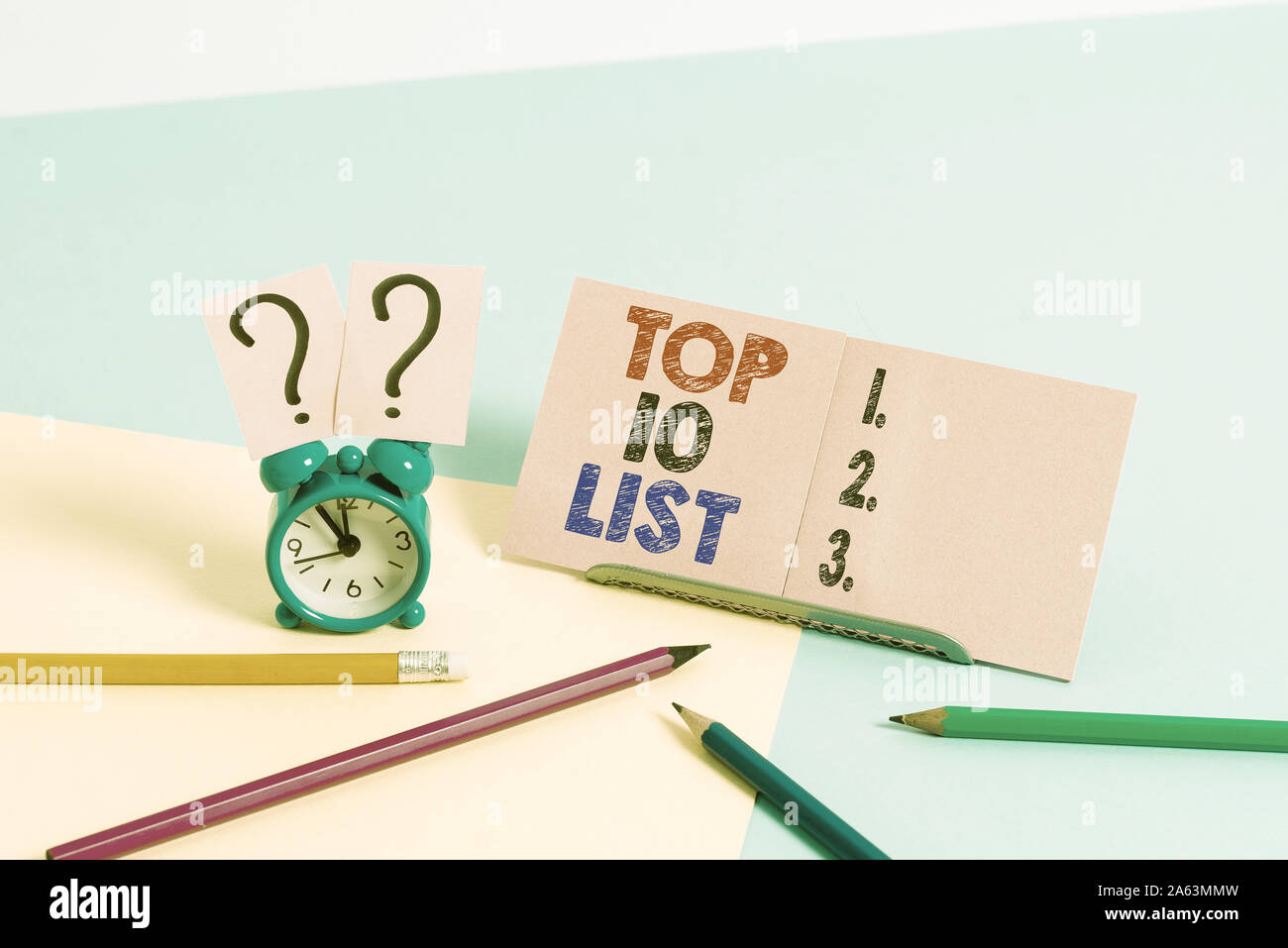 Conceptual hand writing showing Top 10 List. Concept meaning the ten ...