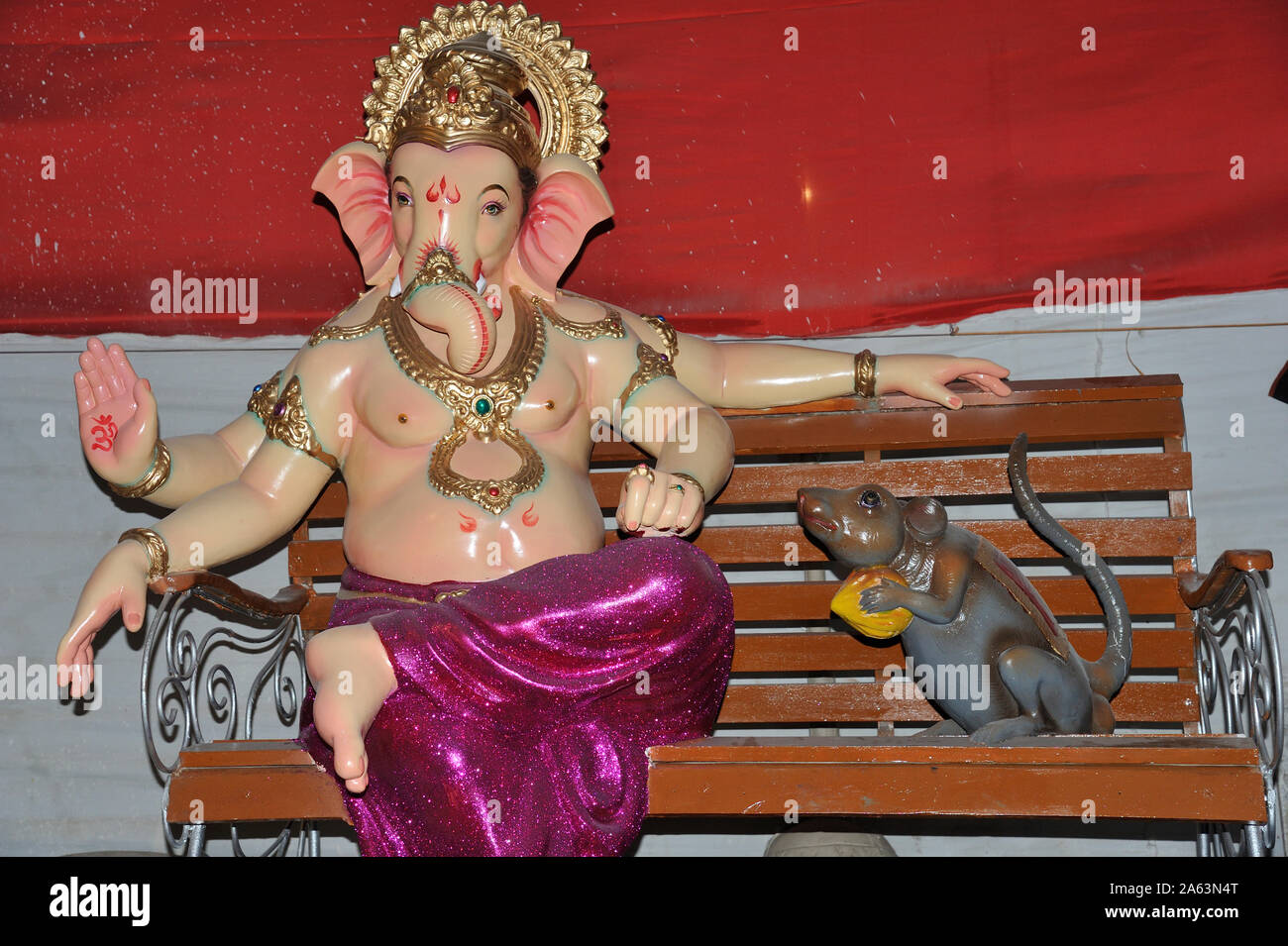 Mumbai, Maharashtra, India, Southeast Asia : Workshop for making Huge ...