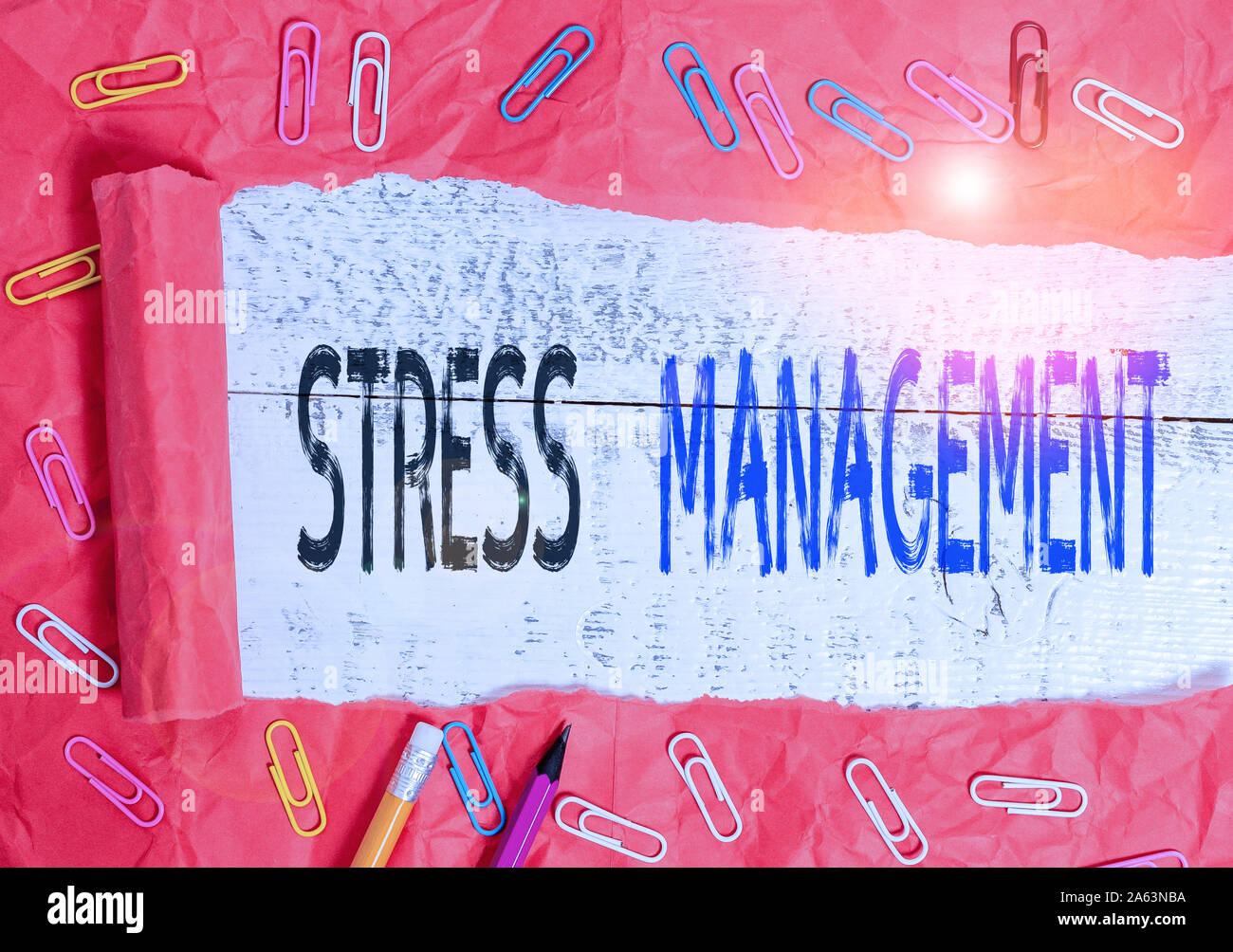 Handwriting text writing Stress Management. Conceptual photo method of ...