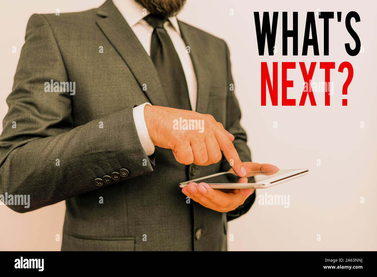 Word writing text What S Next Question. Business photo showcasing ...