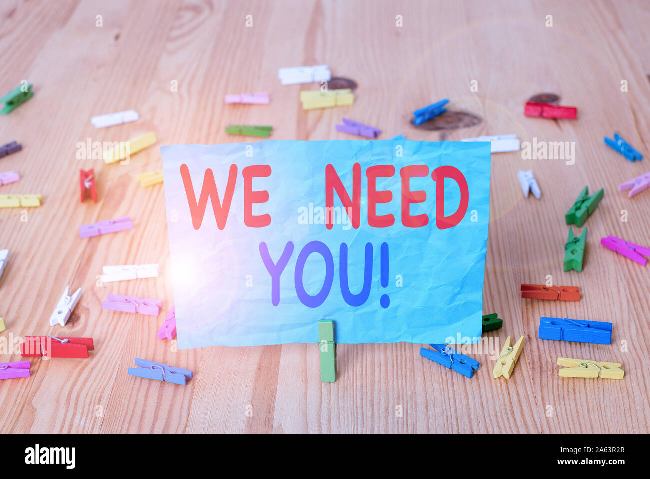 Word writing text We Need You. Business photo showcasing asking someone ...