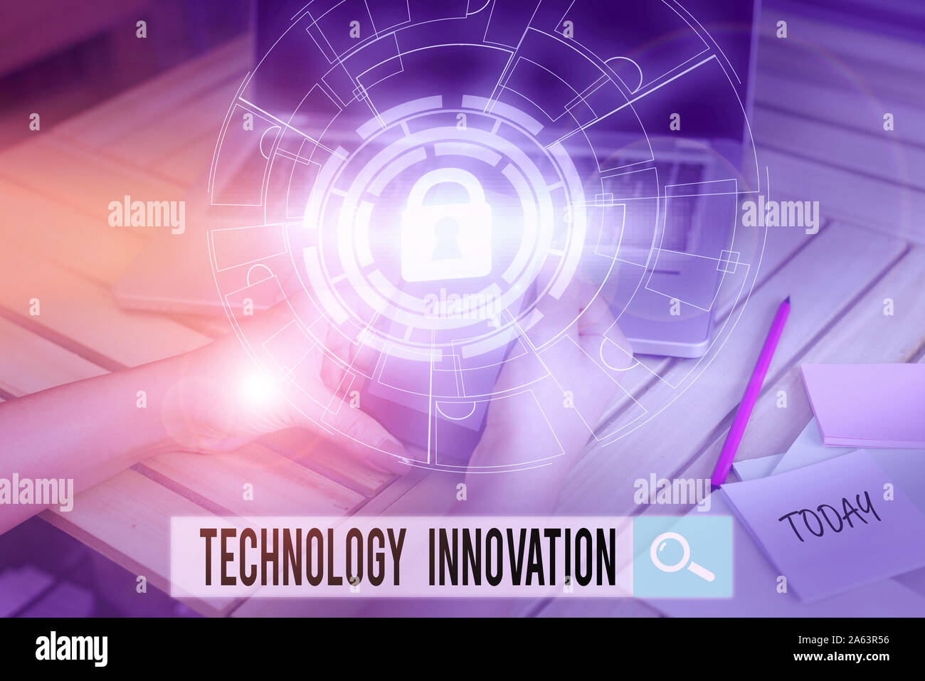 Handwriting text Technology Innovation. Conceptual photo significant ...