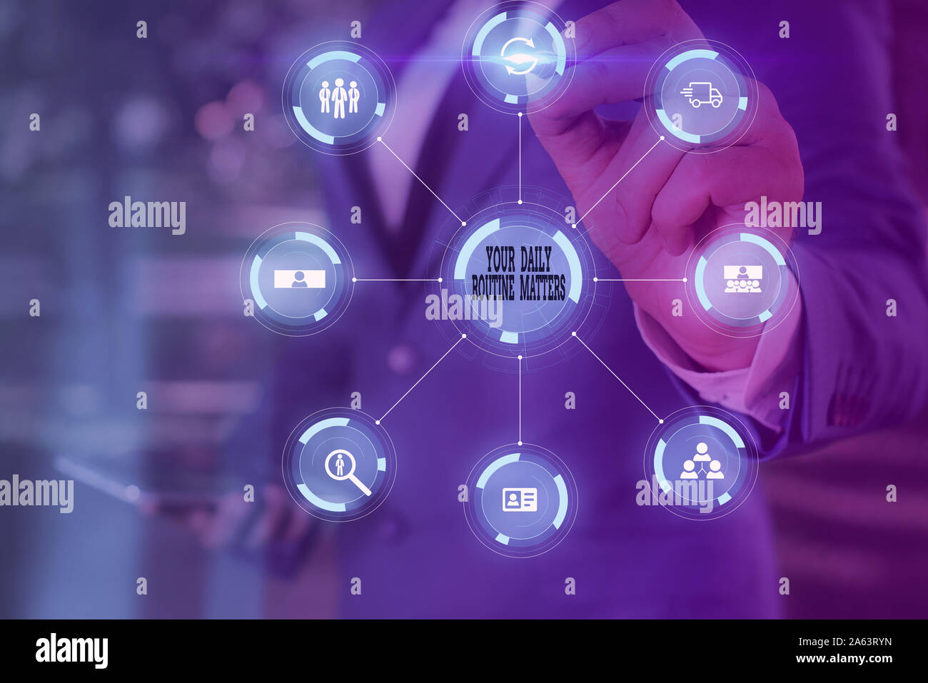 Handwriting text writing Your Daily Routine Matters. Conceptual photo ...