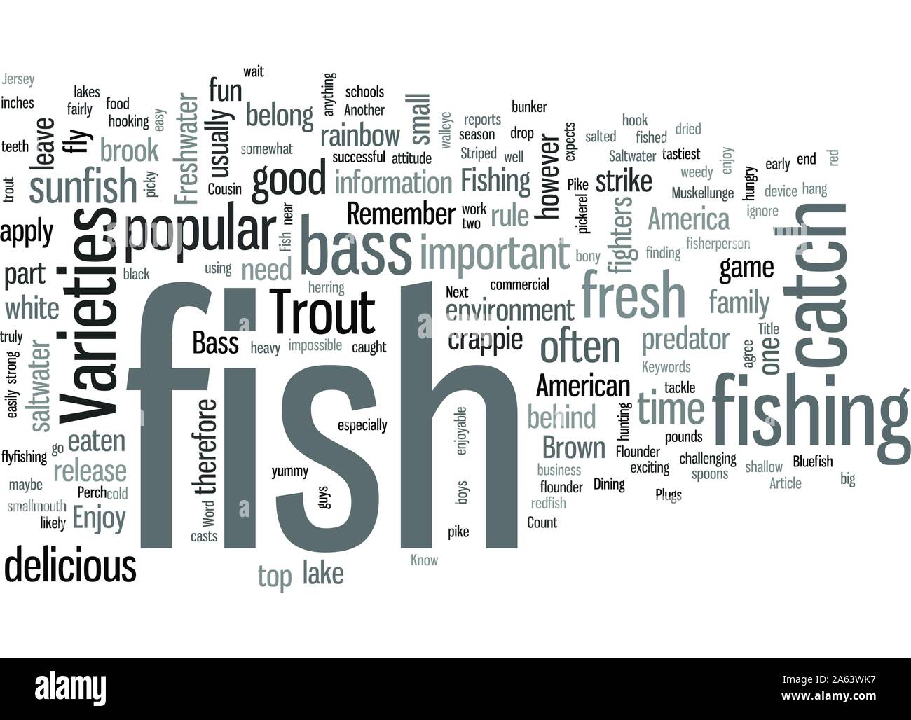 Freshwater Bony Fish Stock Vector Images - Alamy