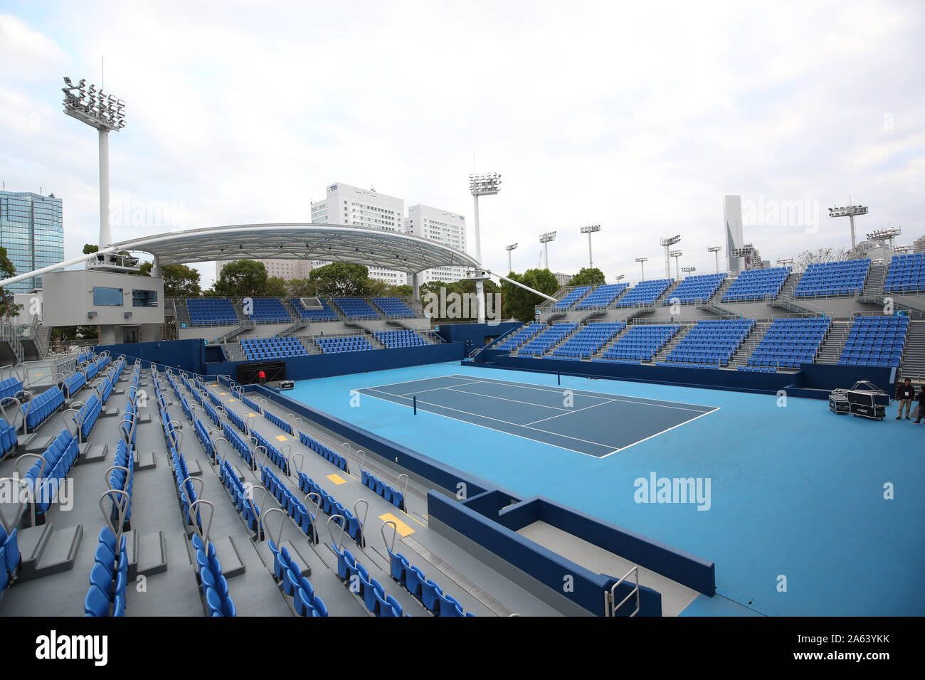 Court No. 1 at the Ariake Tennis Park venue for tennis at the Tokyo ...