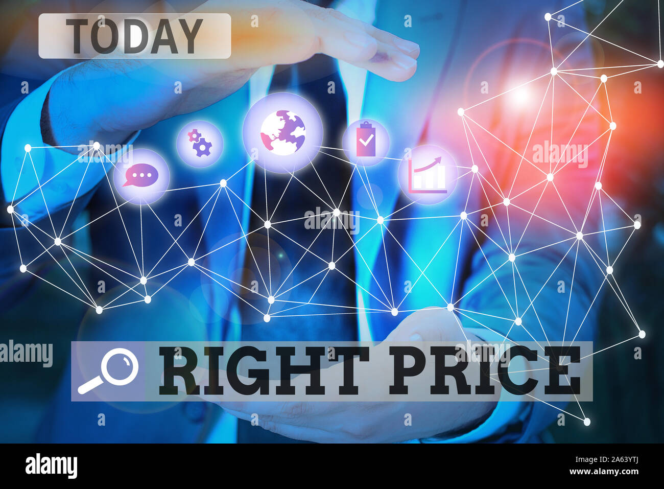 Word writing text Right Price. Business photo showcasing the amount of ...