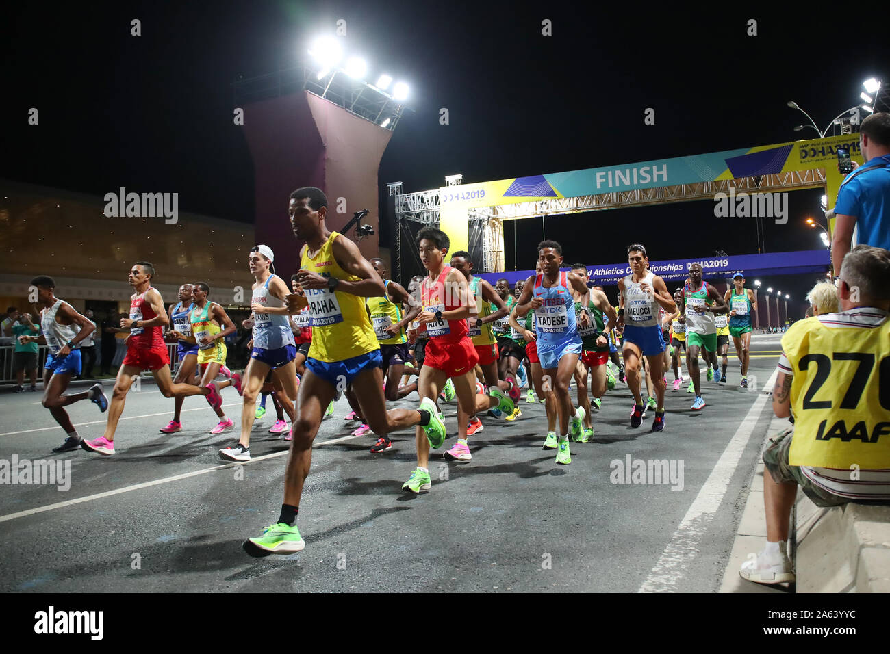 Doha, Qatar. 6th Oct, 2019. Start Athletics : IAAF World Championships ...
