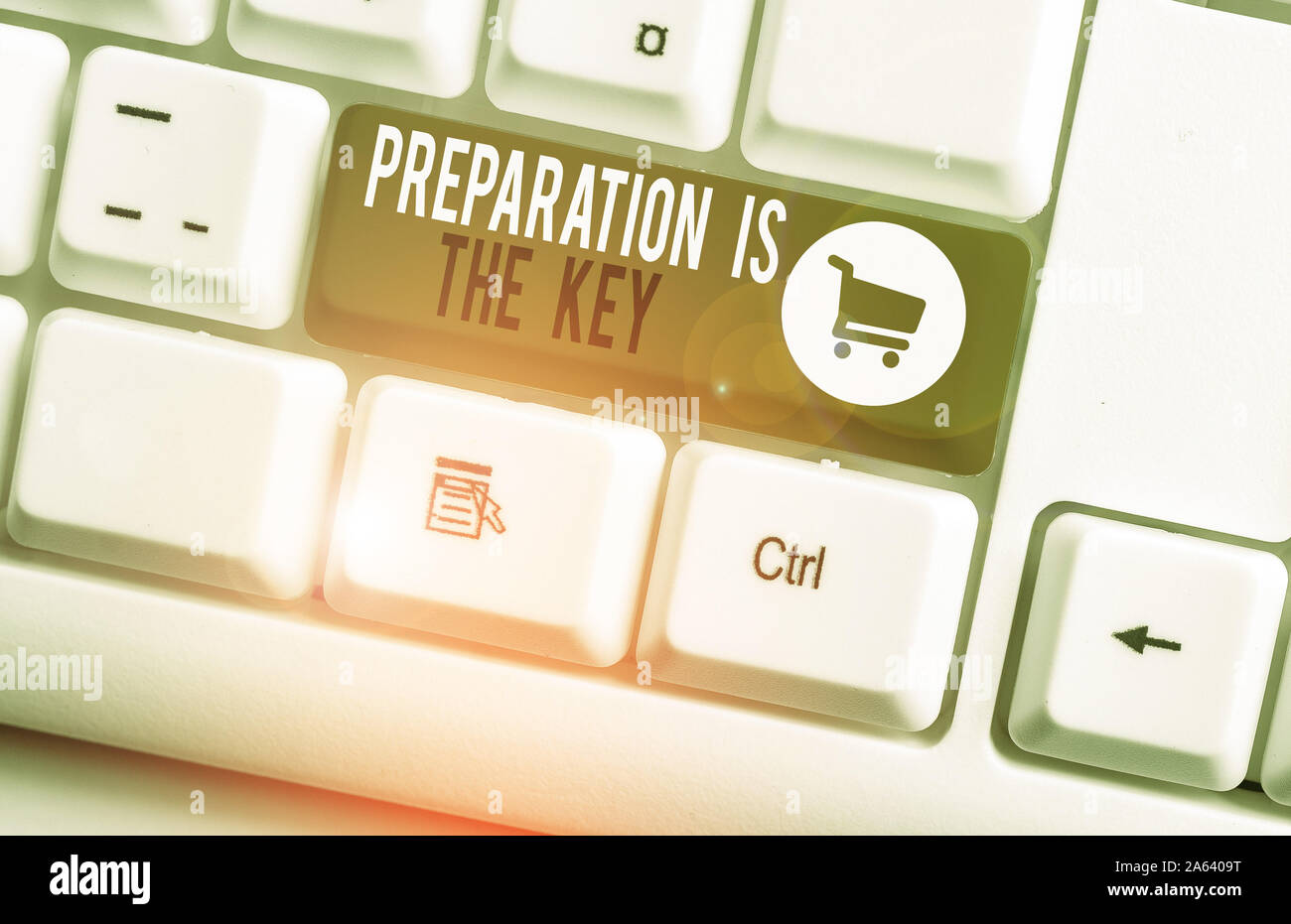 Word writing text Preparation Is The Key. Business photo showcasing it ...