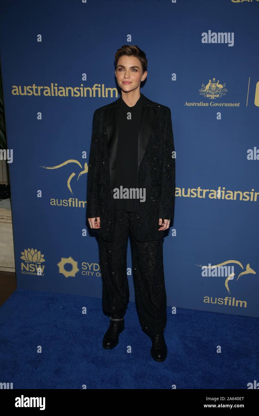 Los Angeles, California, USA. 23rd Oct, 2019. Ruby Rose attends the ...