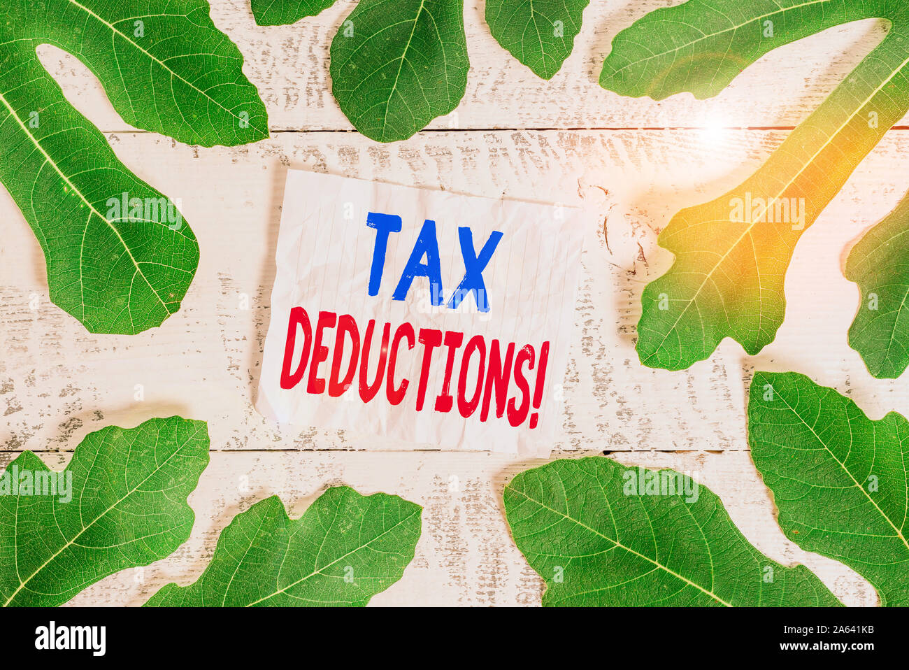 Text sign showing Tax Deductions. Business photo showcasing reduction ...