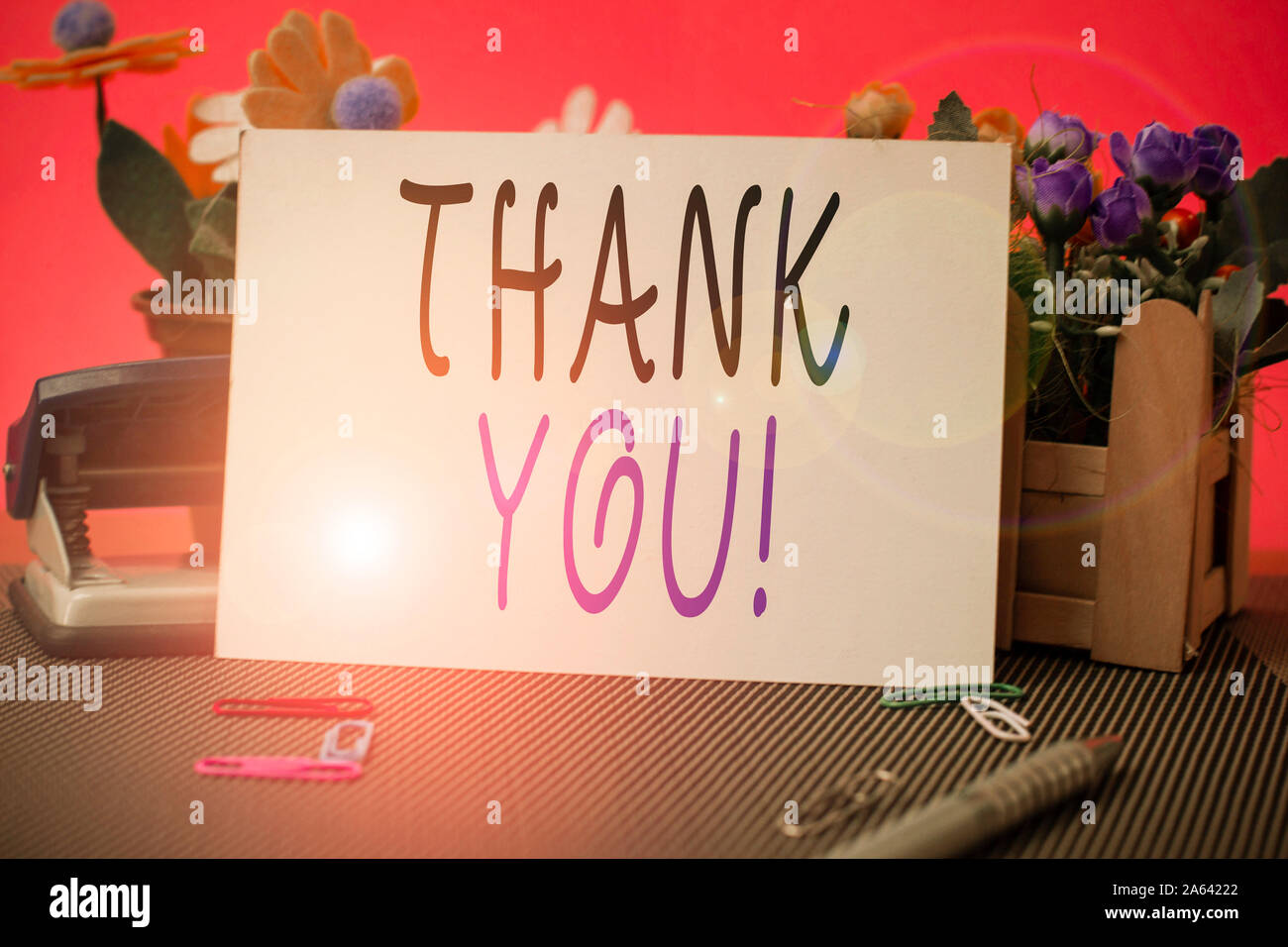 Conceptual hand writing showing Thank You. Concept meaning polite ...