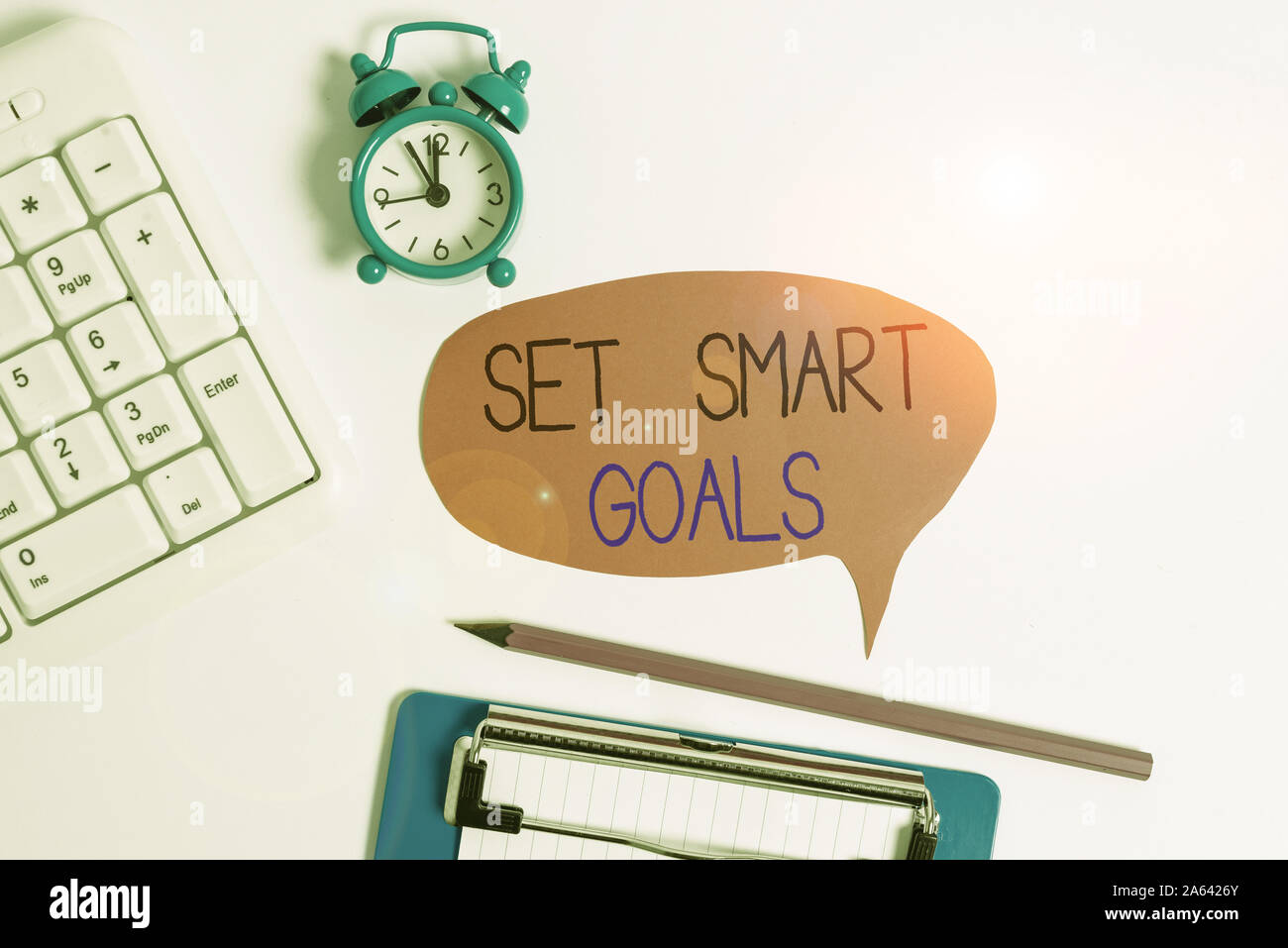 Word writing text Set Smart Goals. Business photo showcasing giving ...