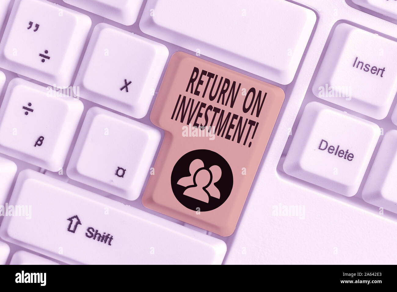 Conceptual hand writing showing Return On Investment. Concept meaning ...