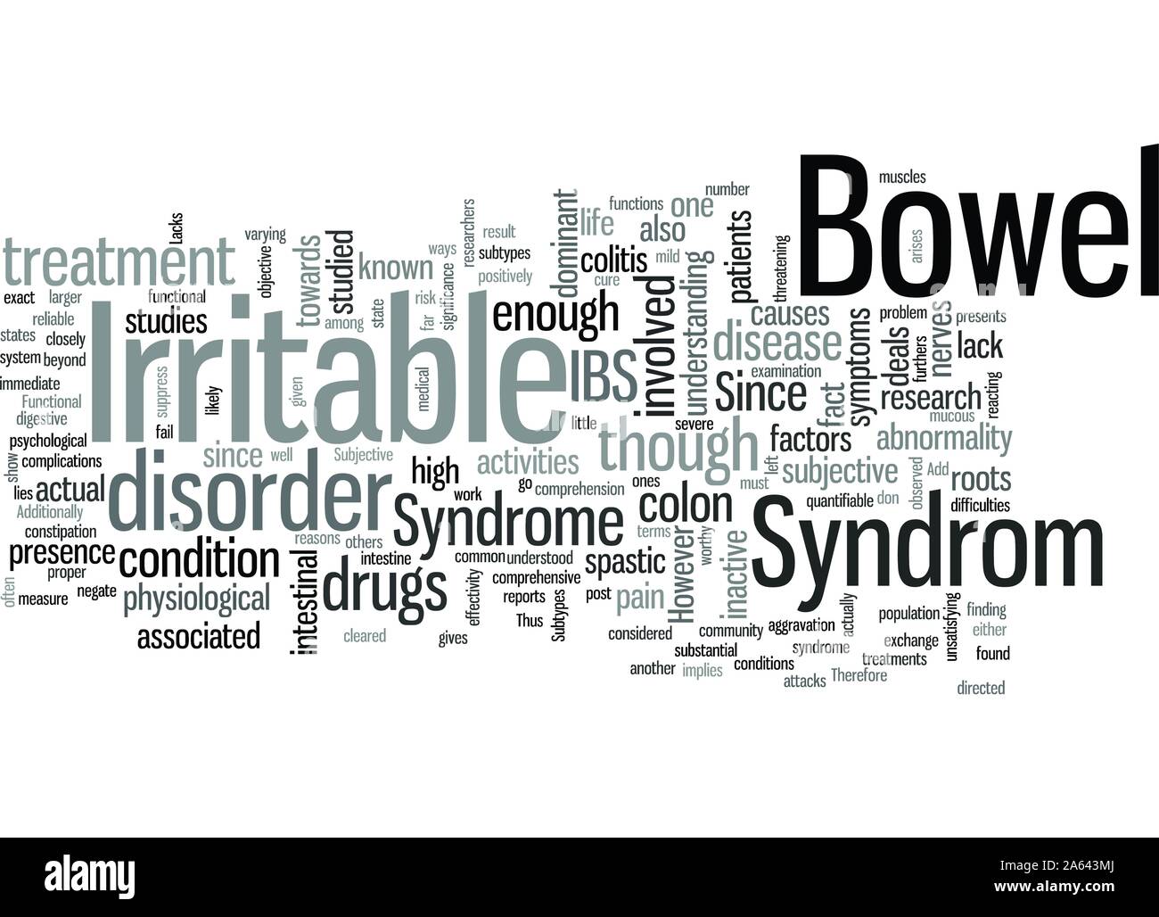 Irritable Bowel Syndrom Cut Out Stock Images & Pictures - Alamy