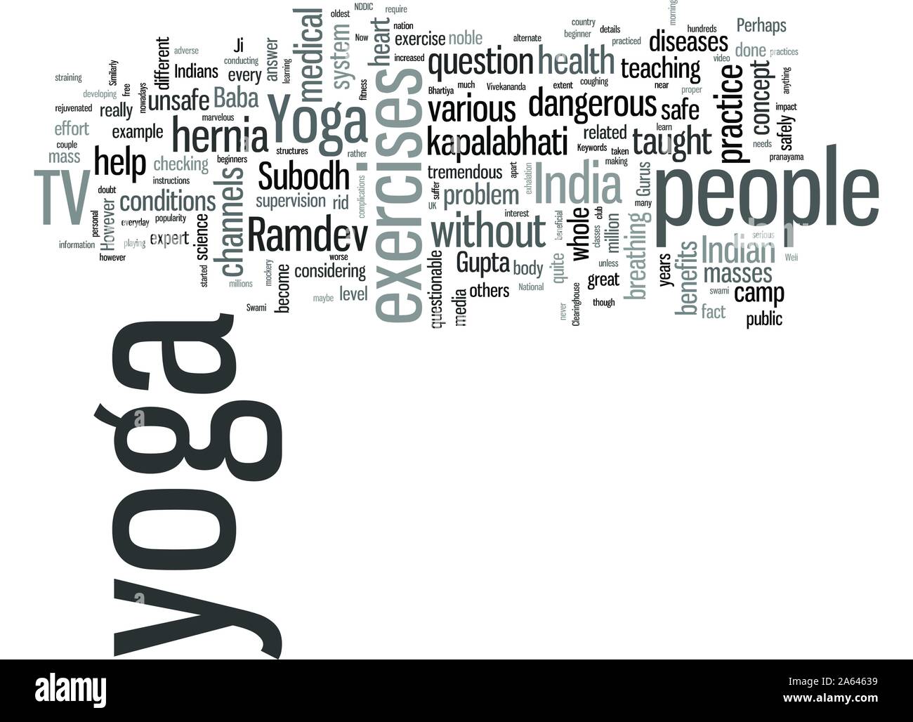 Indian Yog Guru Cut Out Stock Images & Pictures - Alamy