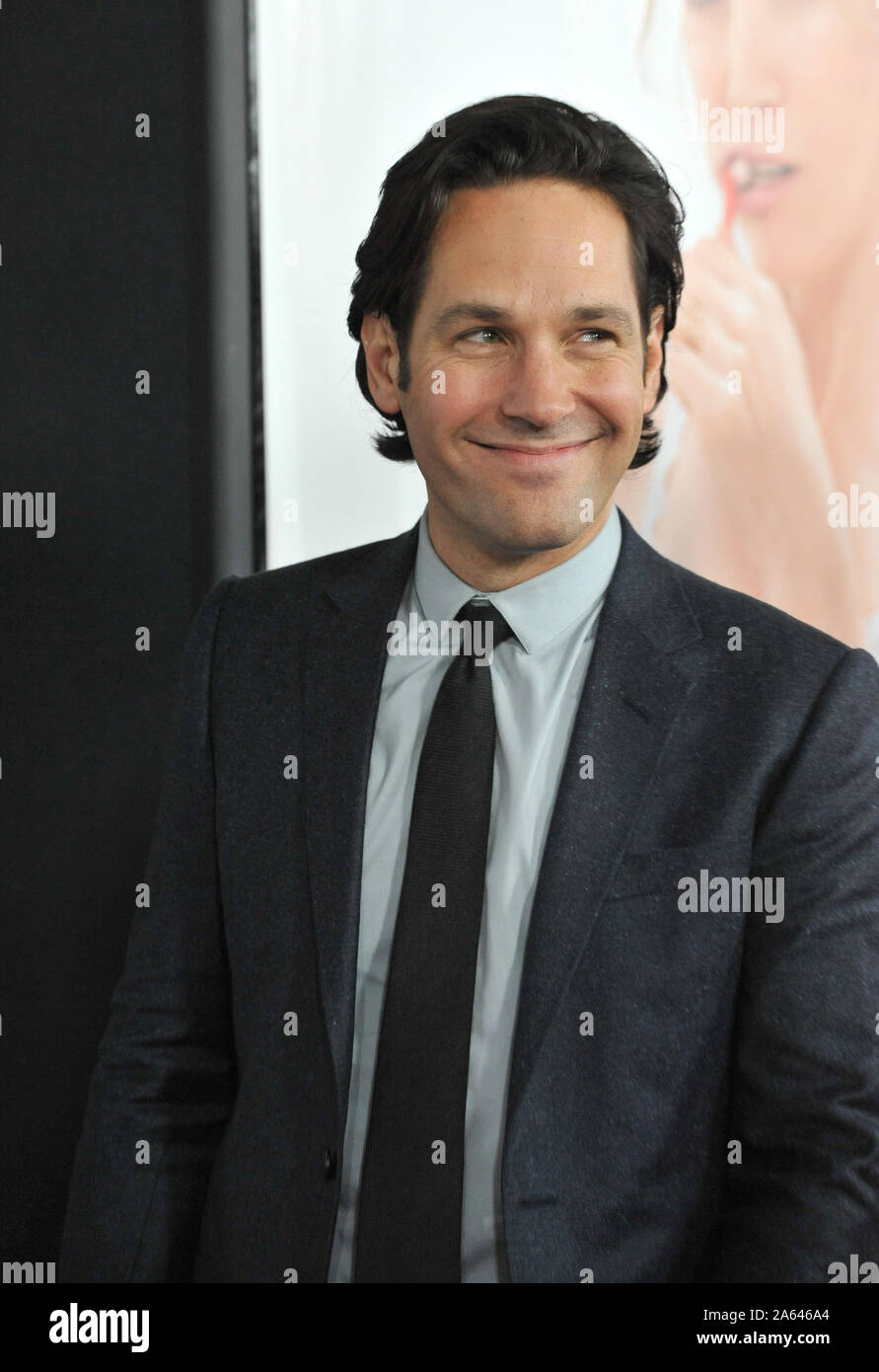 LOS ANGELES, CA. December 12, 2012: Paul Rudd at the world premiere of ...