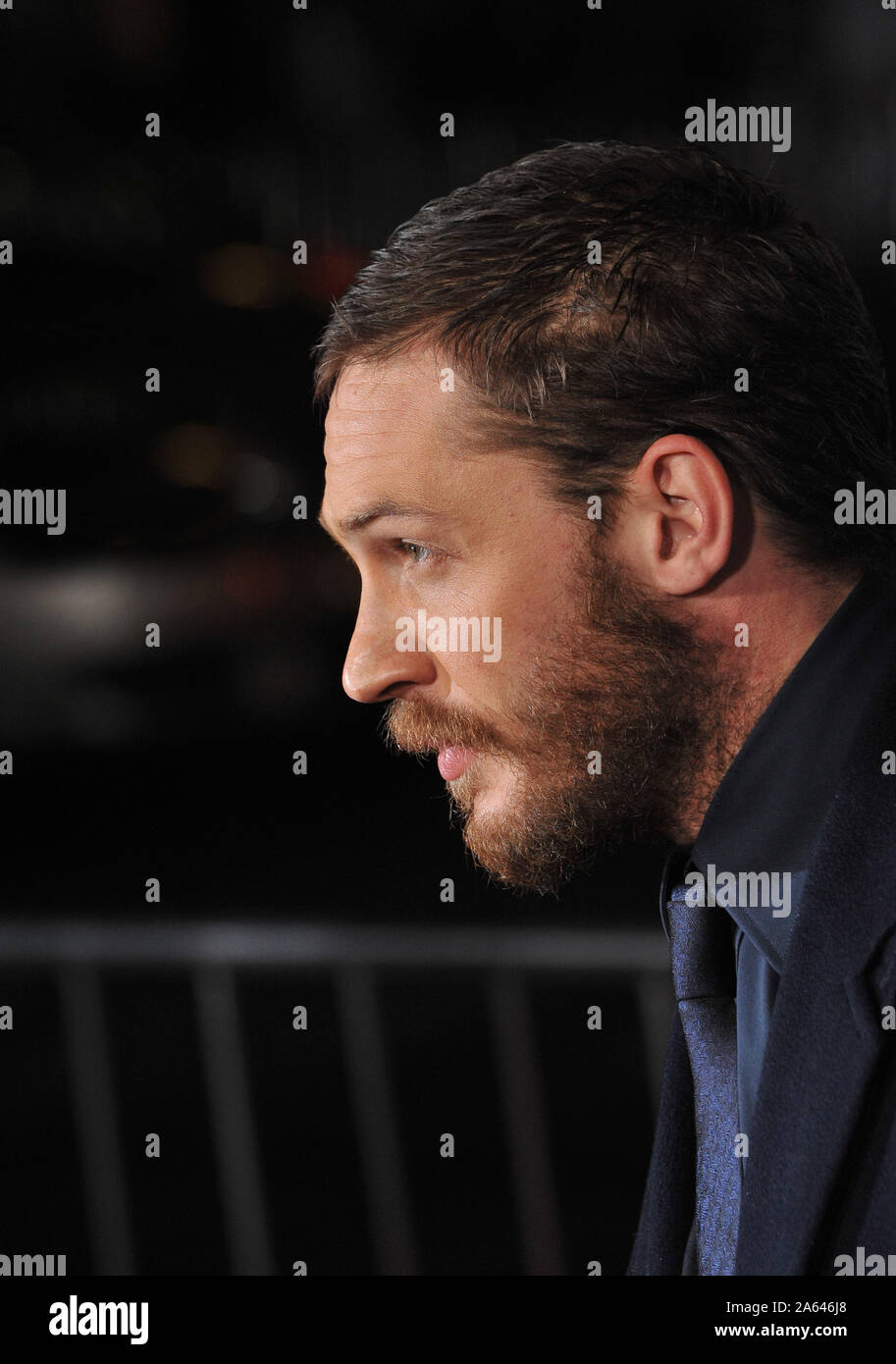 LOS ANGELES, CA. February 08, 2012: Tom Hardy at the Los Angeles ...
