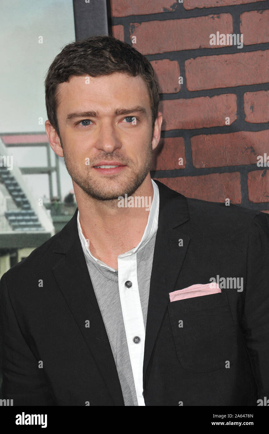 LOS ANGELES, CA. September 19, 2012: Justin Timberlake at the premiere ...