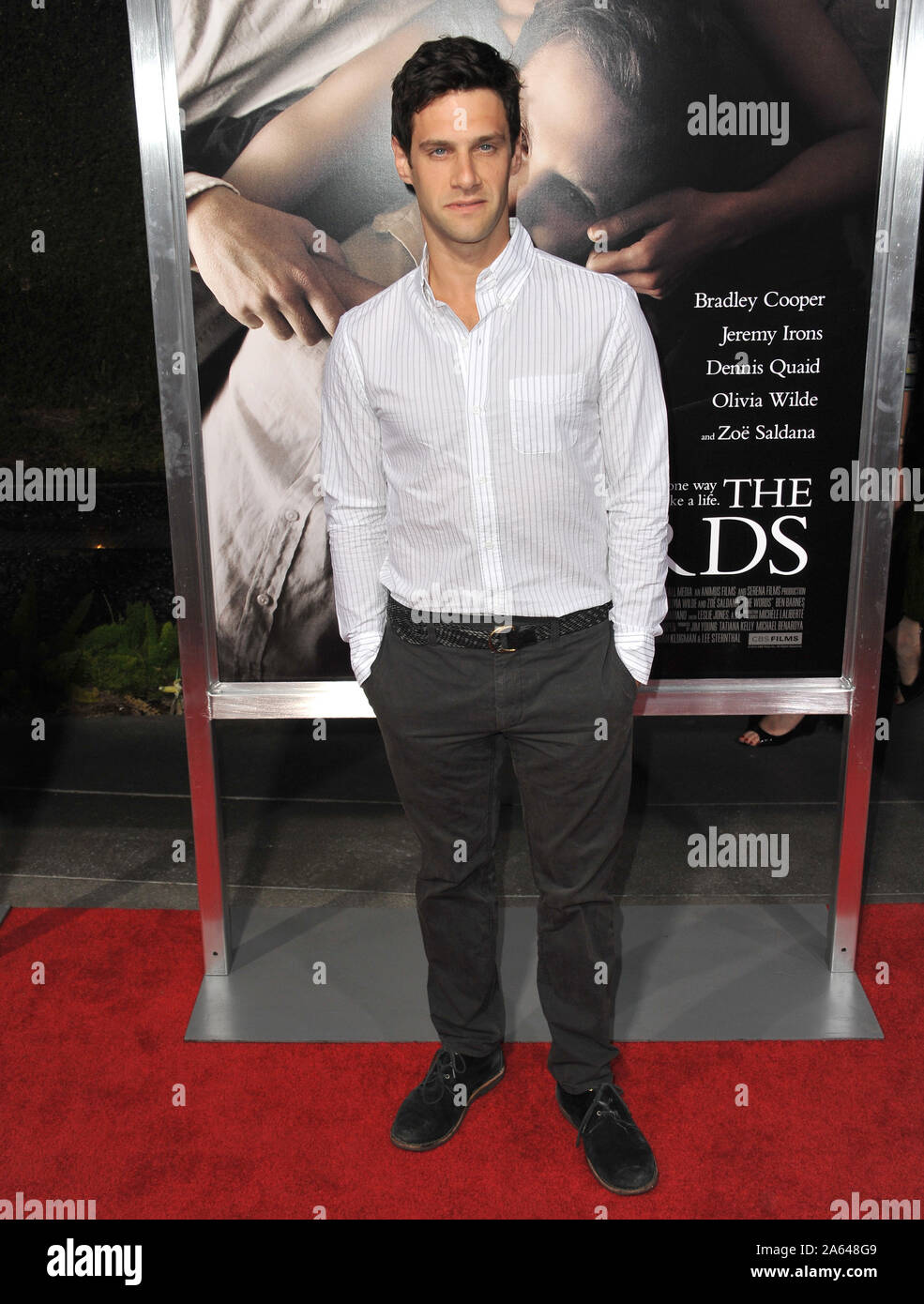 LOS ANGELES, CA. September 04, 2012: Justin Bartha at the Los Angeles ...