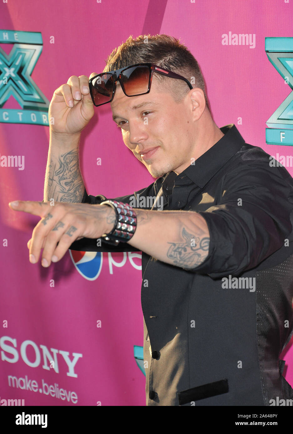 LOS ANGELES, CA. September 11, 2012: Chris Rene, finalist on season one ...