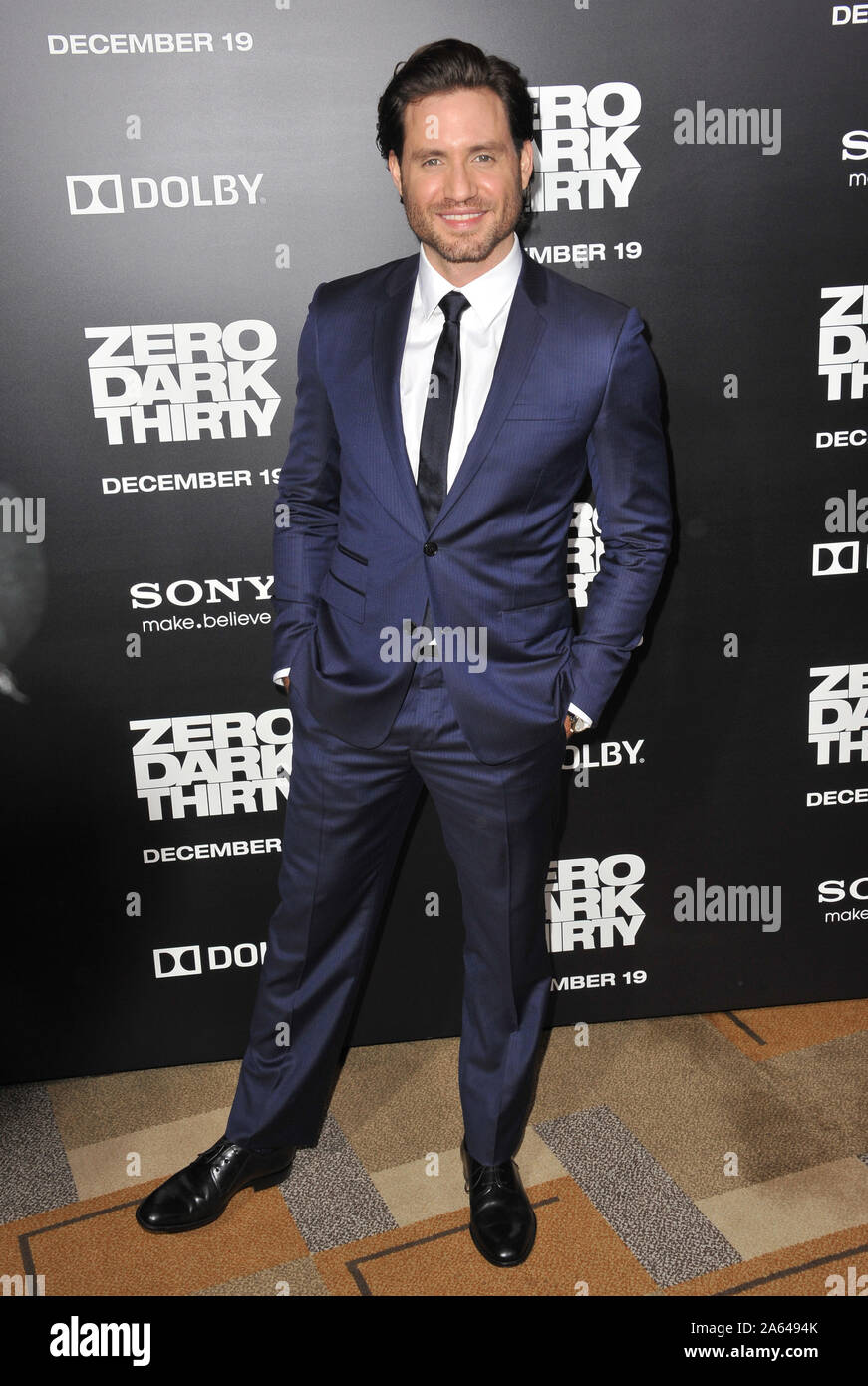 LOS ANGELES, CA. December 10, 2012: Edgar Ramirez at the premiere of ...