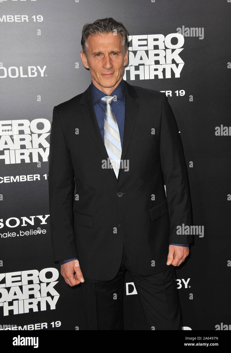LOS ANGELES, CA. December 10, 2012: Christopher Stanley at the premiere ...