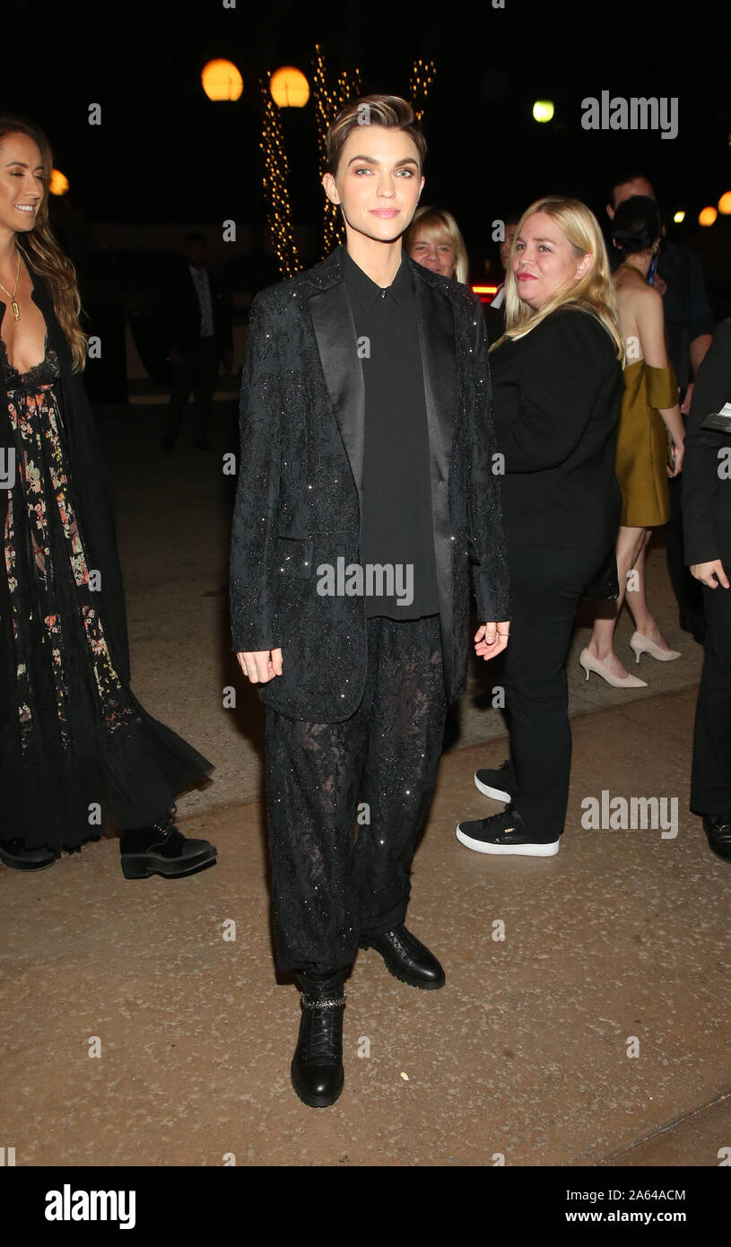 Los Angeles, Ca. 23rd Oct, 2019. Ruby Rose, at 2019 Australians In Film ...