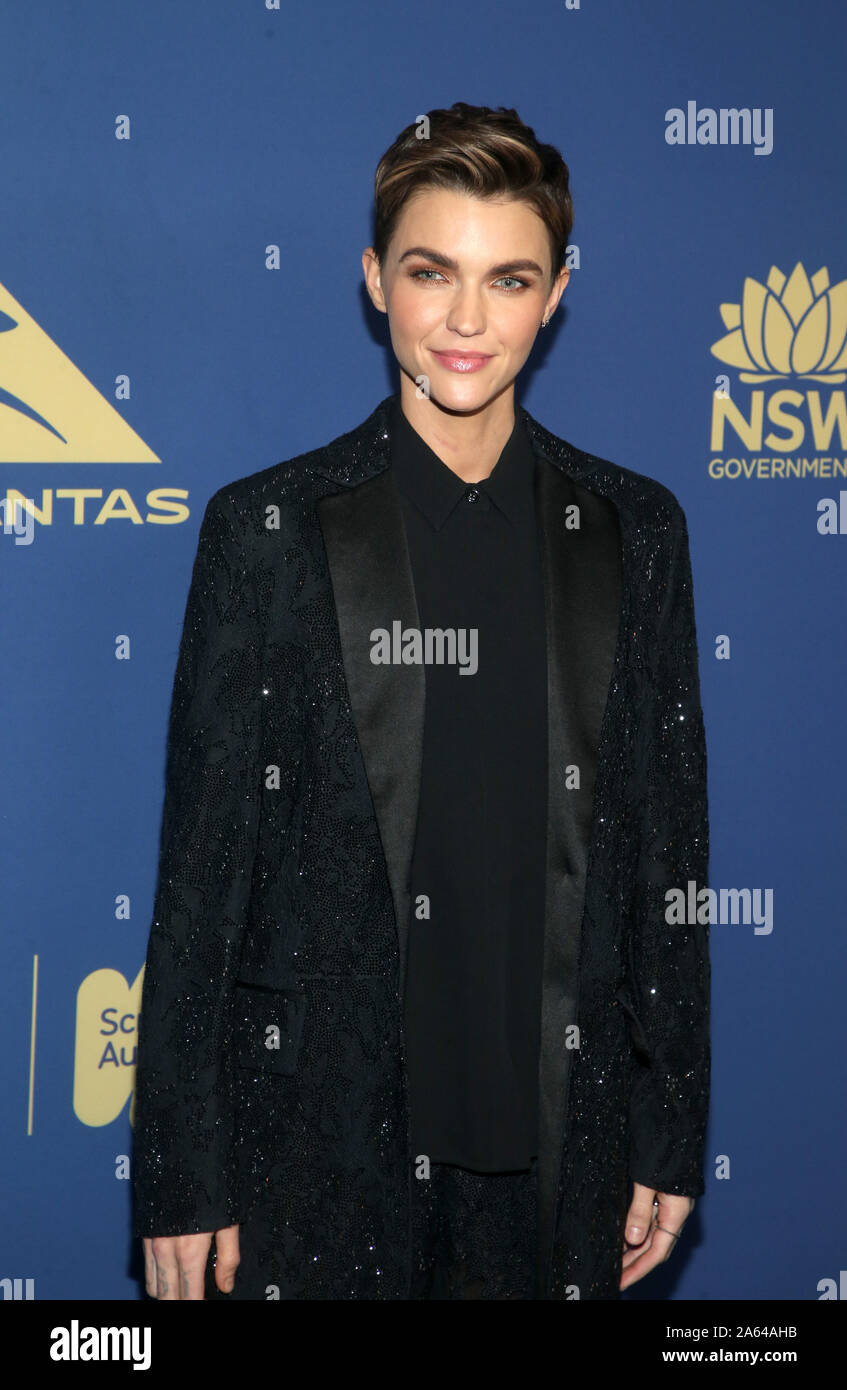 Los Angeles, Ca. 23rd Oct, 2019. Ruby Rose, at 2019 Australians In Film ...