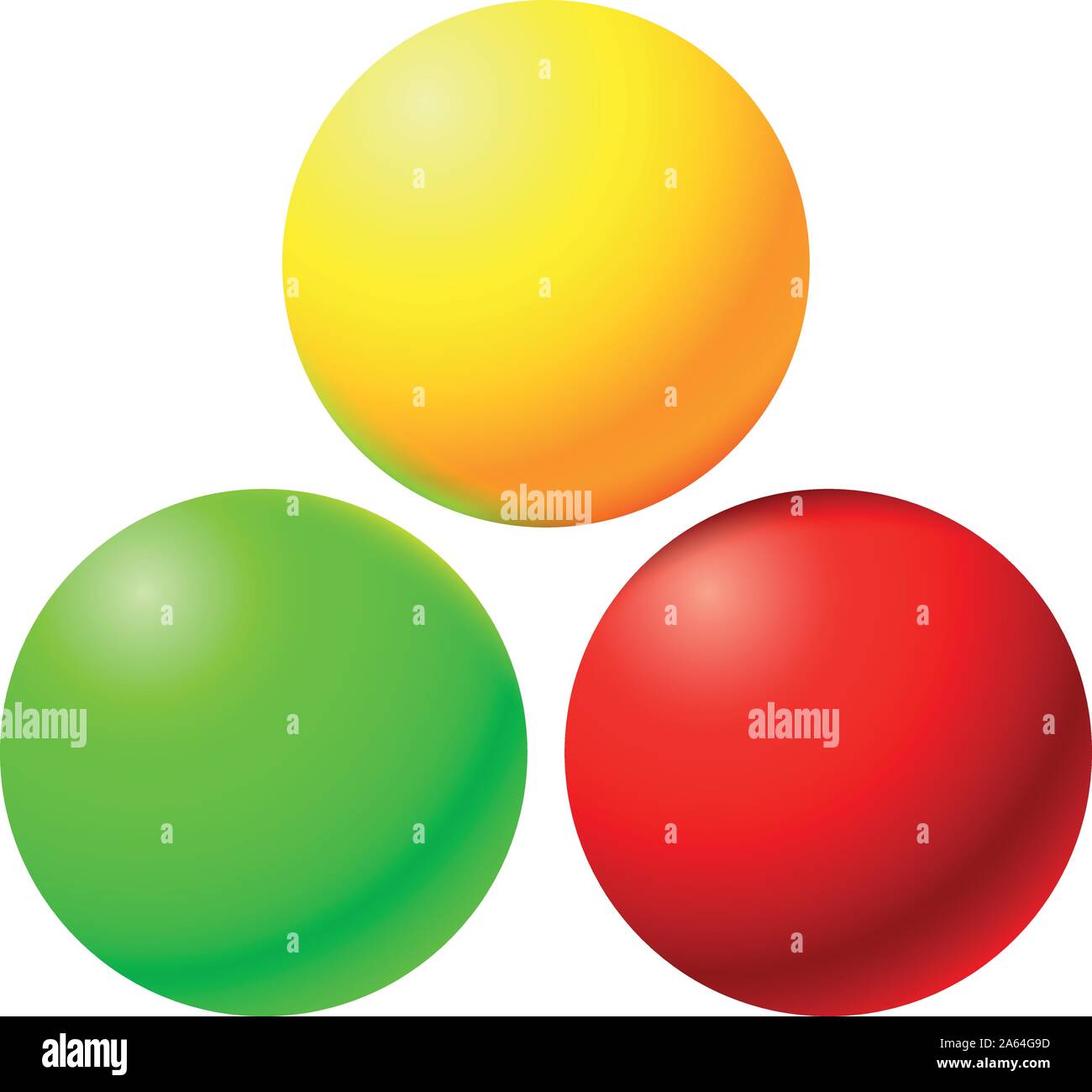 Set of bright colored balls Stock Vector Image & Art - Alamy