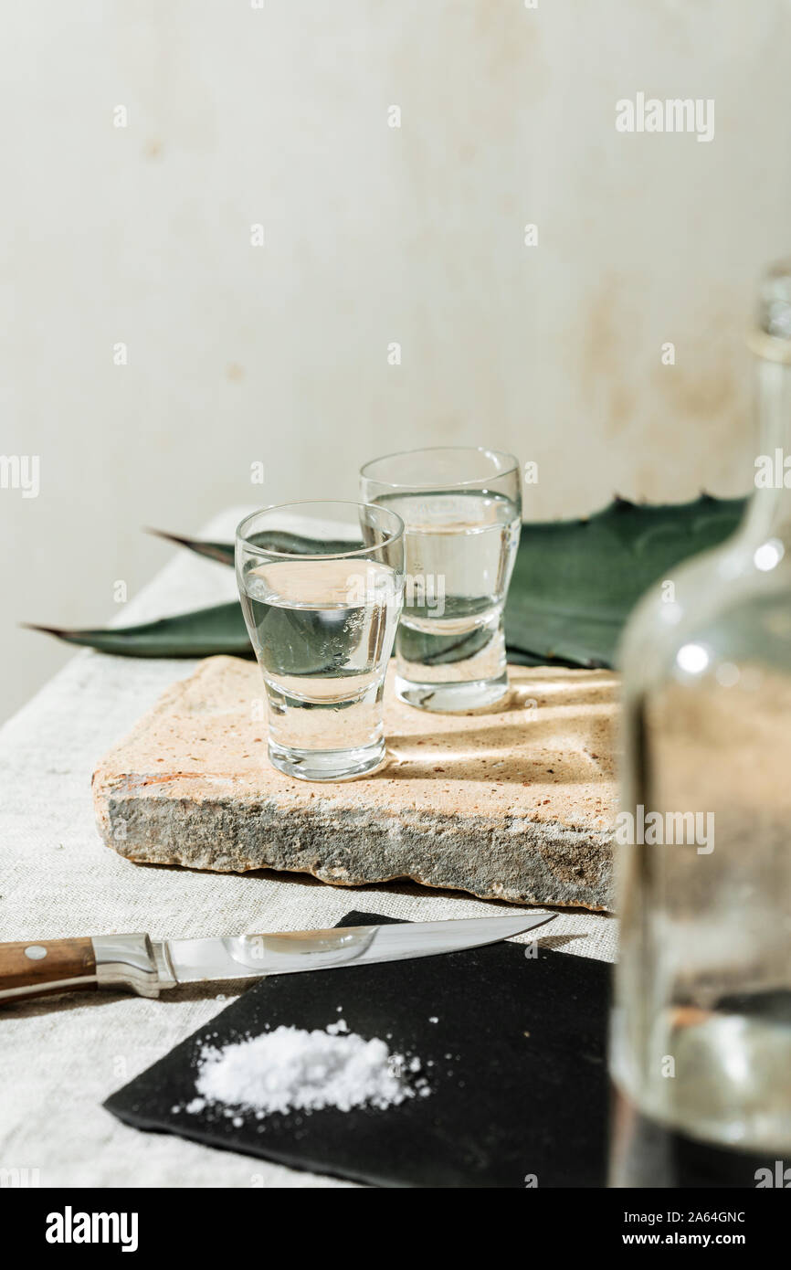 Mezcal or Mescal is a Mexican distilled alcoholic beverage made from ...