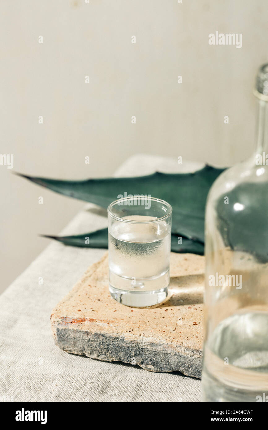 Mezcal or Mescal is a Mexican distilled alcoholic beverage made from ...