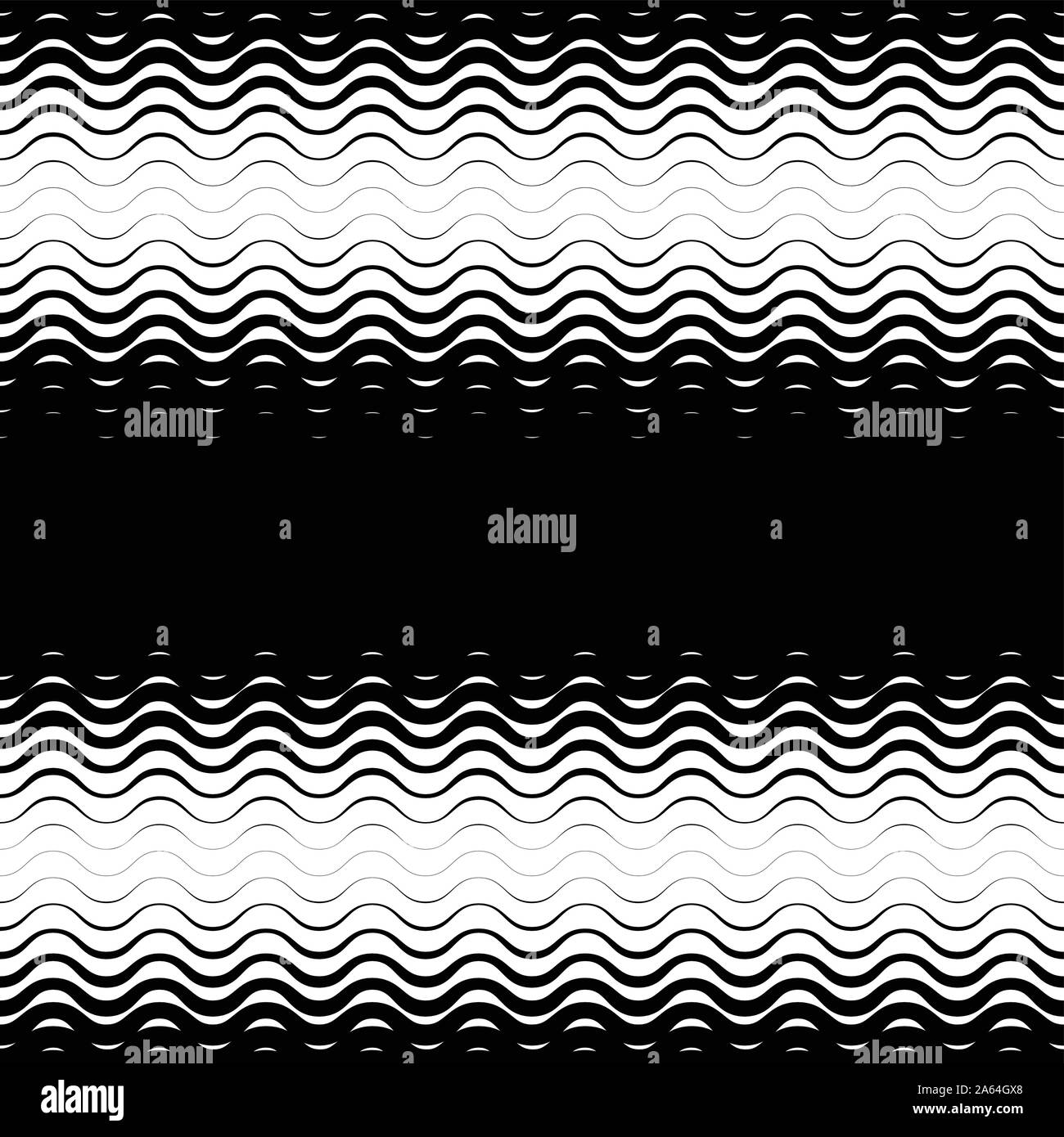 Background with gradient of black and white wave lines Stock Vector ...