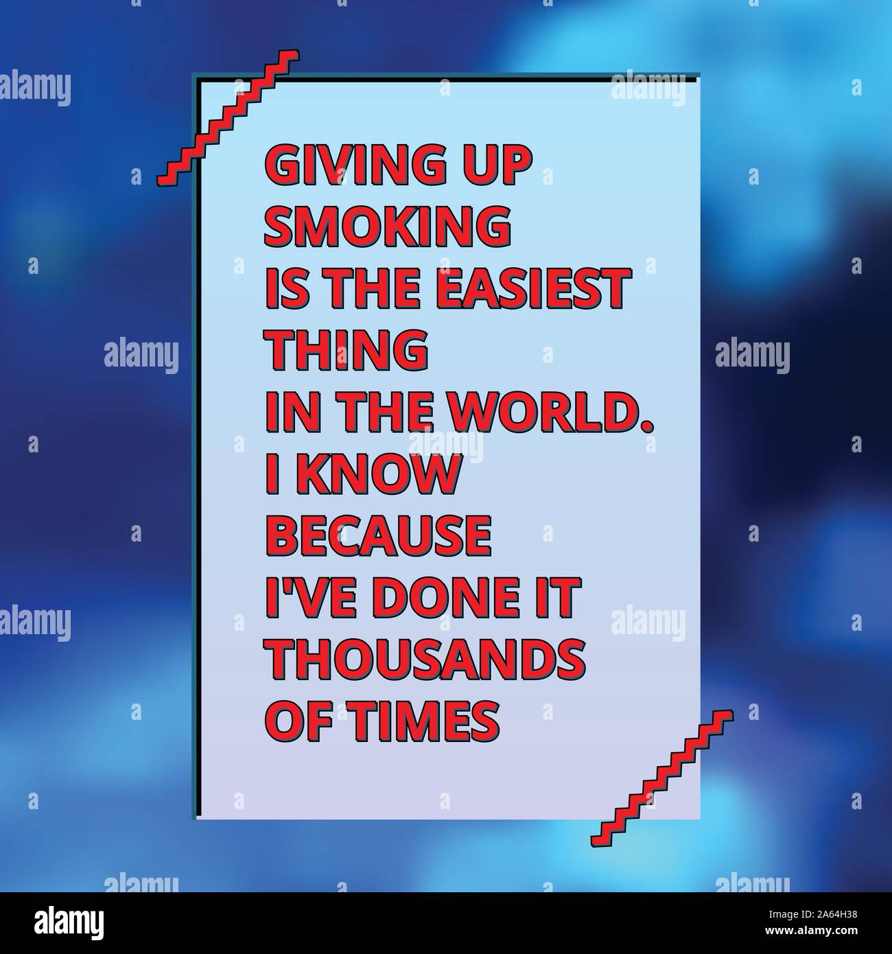 Modern retro digital poster with typographic quote Stock Vector Image ...